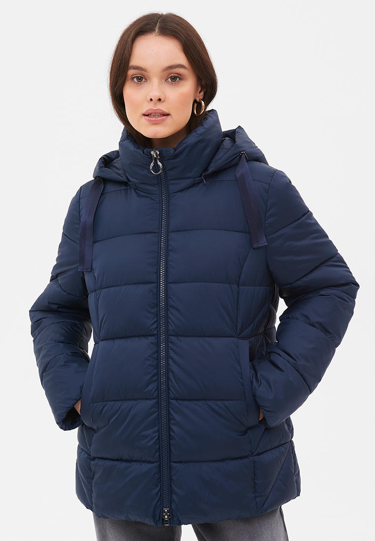 Пуховик Gerry Weber, цвет: синий, MP002XW0ELVR — купить в интернет ...