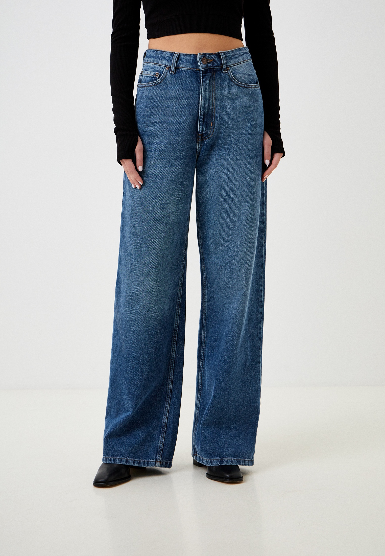 Джинсы Zarina wide fit, цвет: синий, MP002XW0ENHE — купить в интернет ...