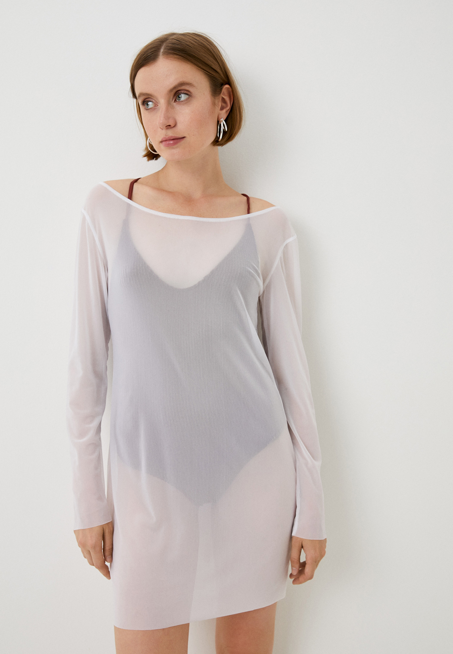 Платье пляжное Sensima, цвет: белый, MP002XW0FNB6 — купить в интернет ...