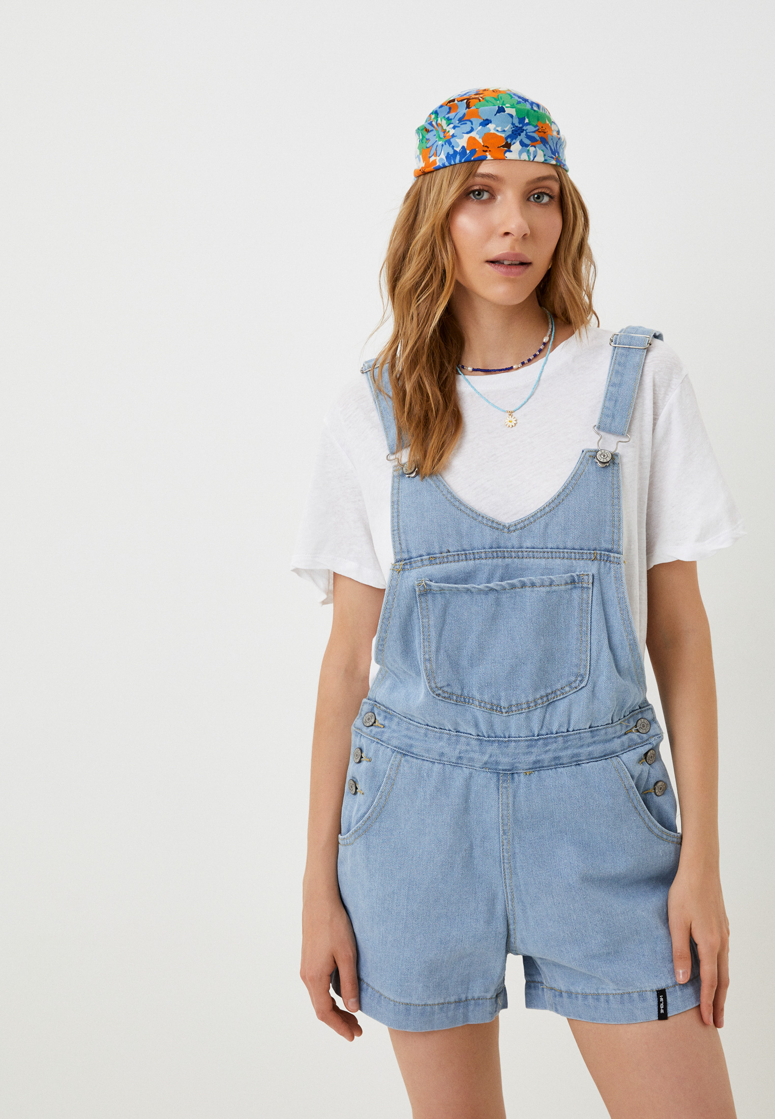 Комбинезон джинсовый Emblem Calvari, цвет: голубой, MP002XW0GIS8 ...