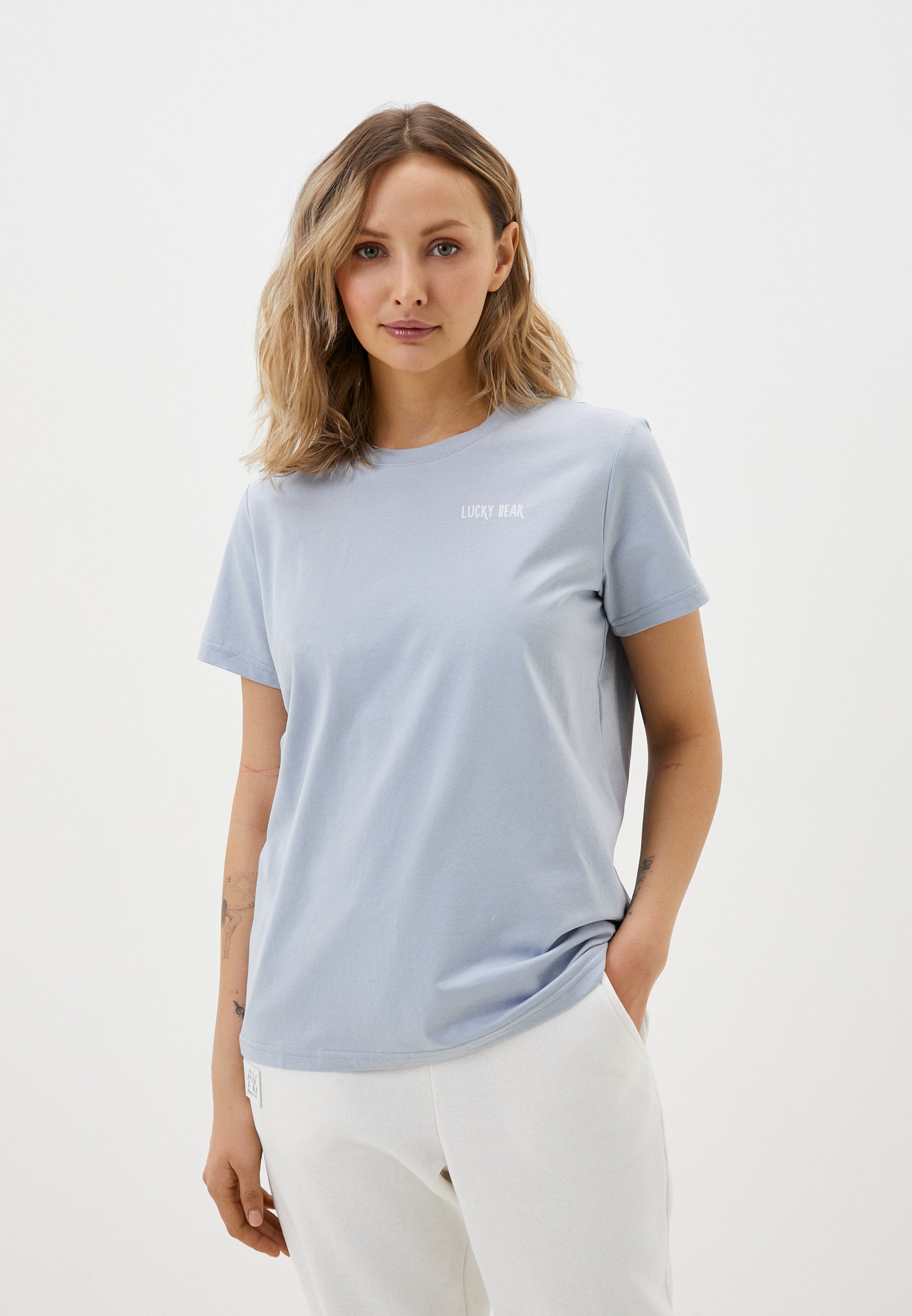 Футболка Lucky Bear, цвет: голубой, MP002XW0I7UL — купить в интернет ...