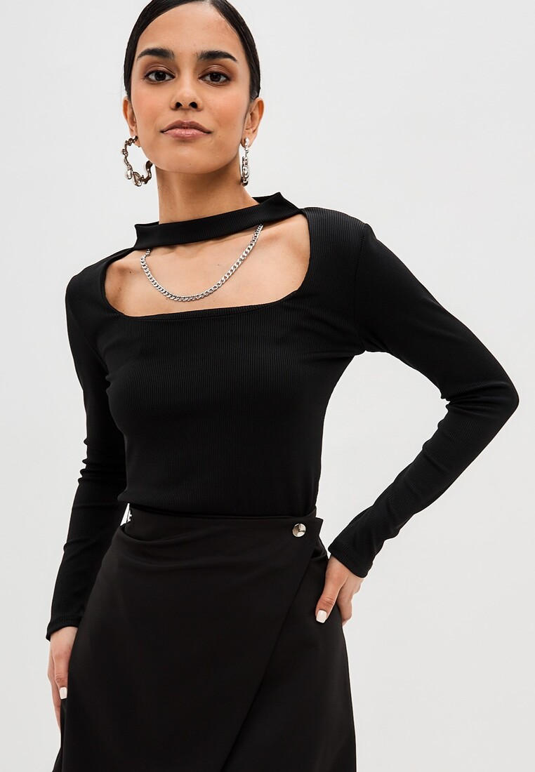 Лонгслив Must Have Basis, цвет: черный, MP002XW0I9DC — купить в ...