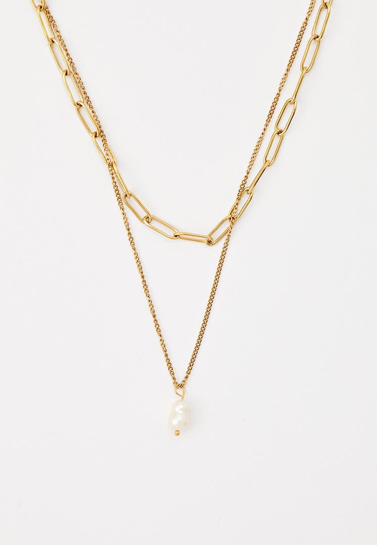 Колье Seleva, цвет: белый, MP002XW0J3UN — купить в интернет-магазине Lamoda