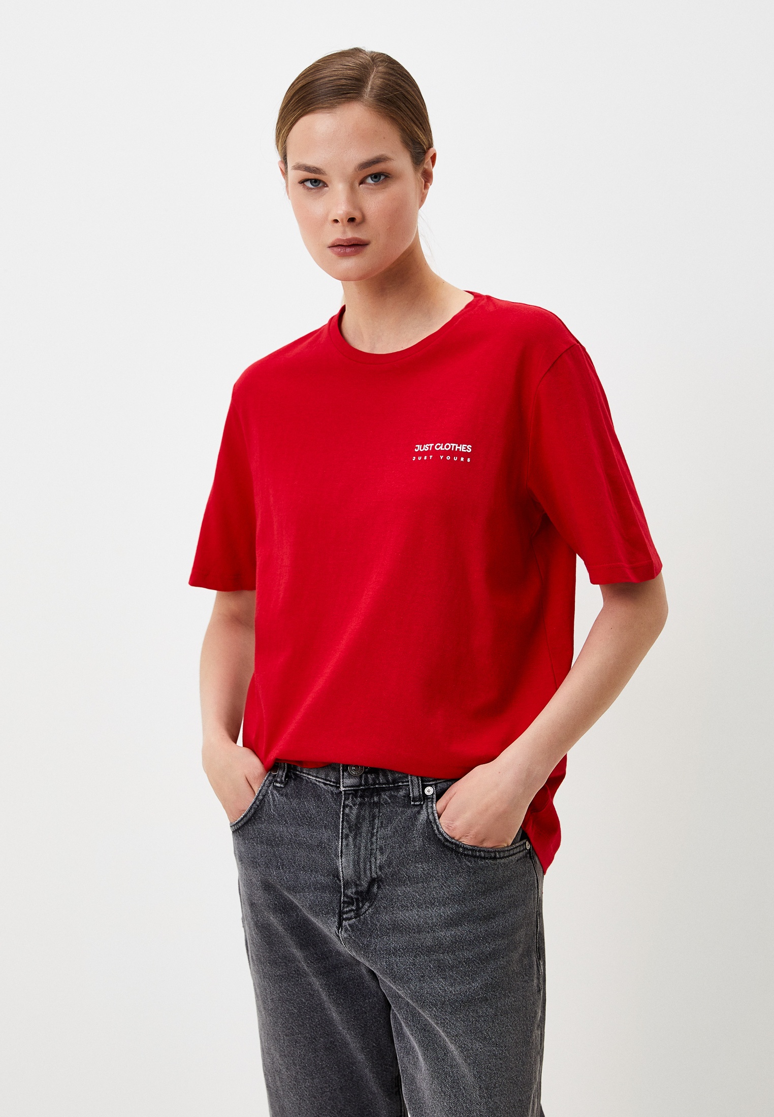 Футболка JC Just Clothes, цвет: красный, MP002XW0J8EI — купить в ...