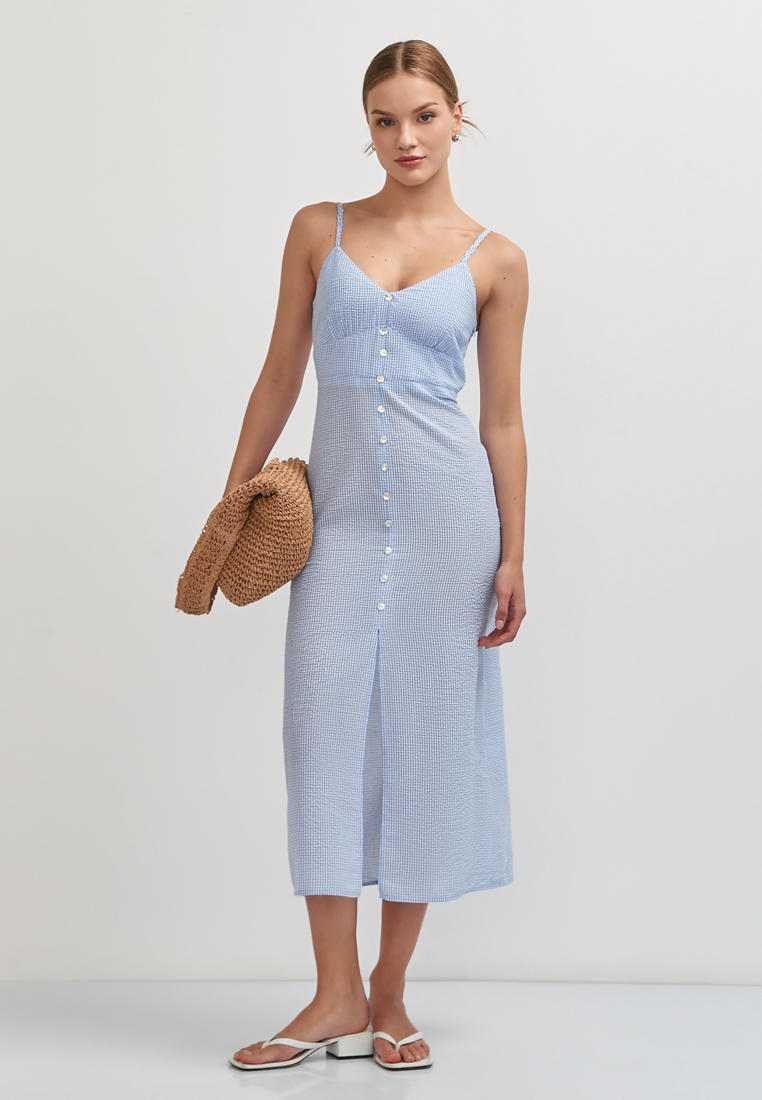 Сарафан Vittoria Vicci, цвет: голубой, MP002XW0J8P6 — купить в интернет-магазине Lamoda