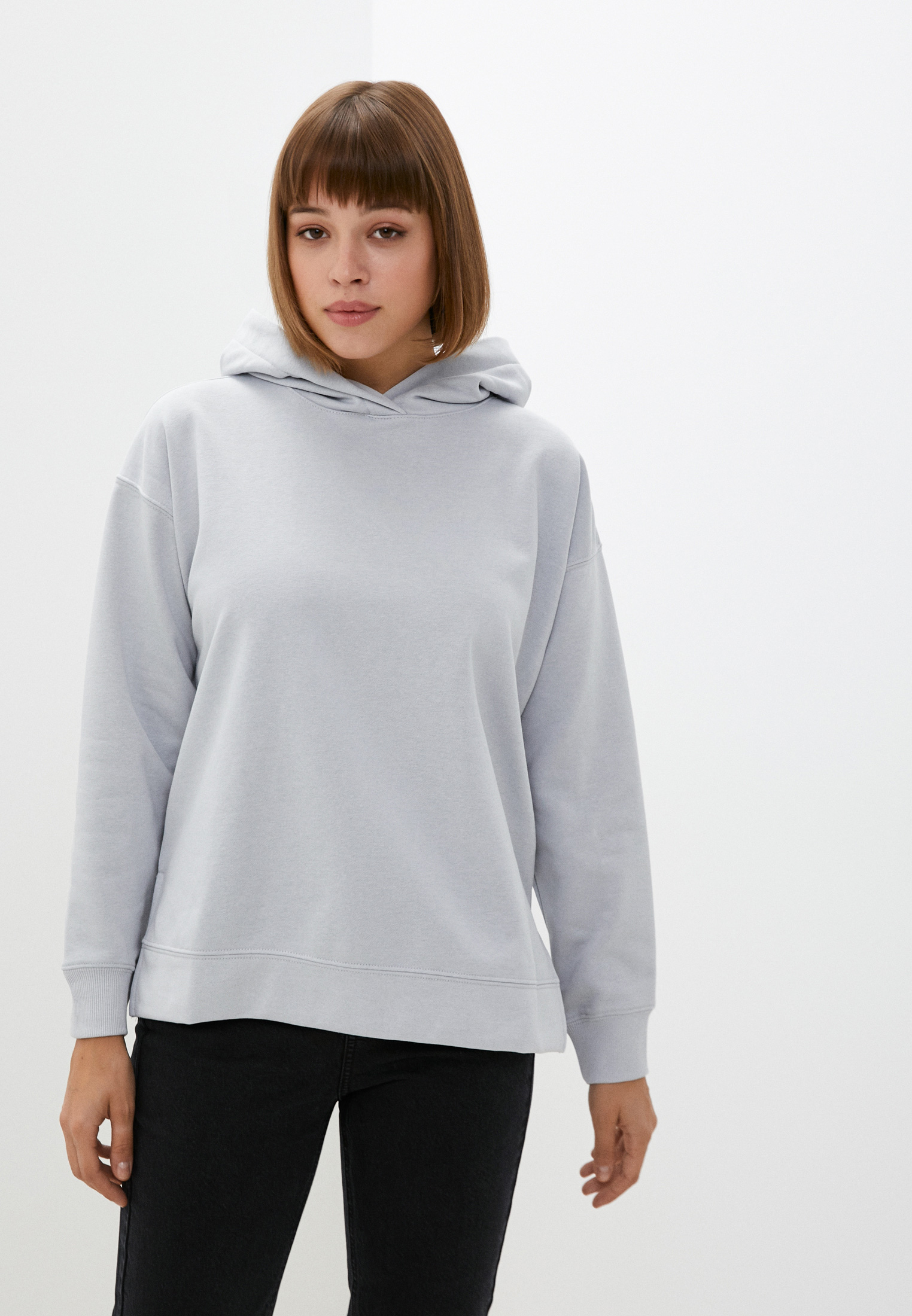 Худи O'stin, цвет: серый, MP002XW0JYQ8 — купить в интернет-магазине Lamoda