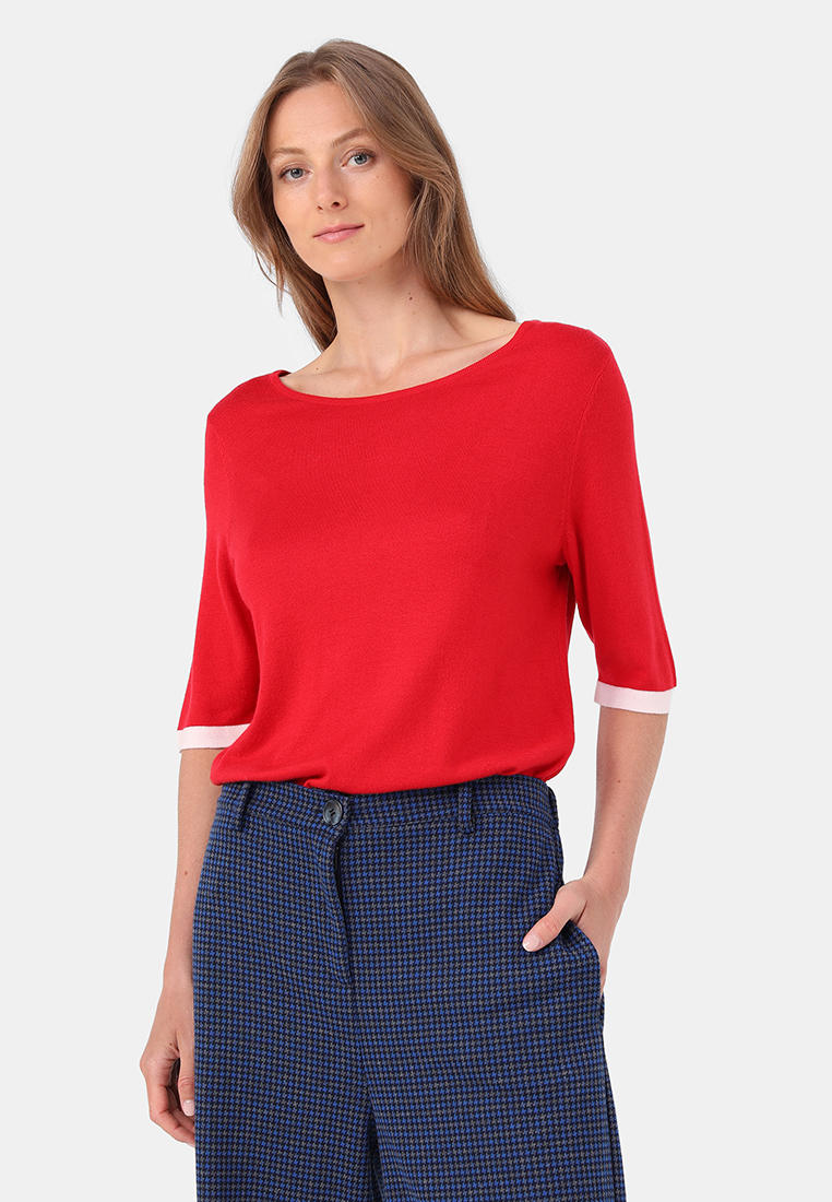 Джемпер Helena Vera, цвет: красный, MP002XW0JZ45 — купить в интернет ...