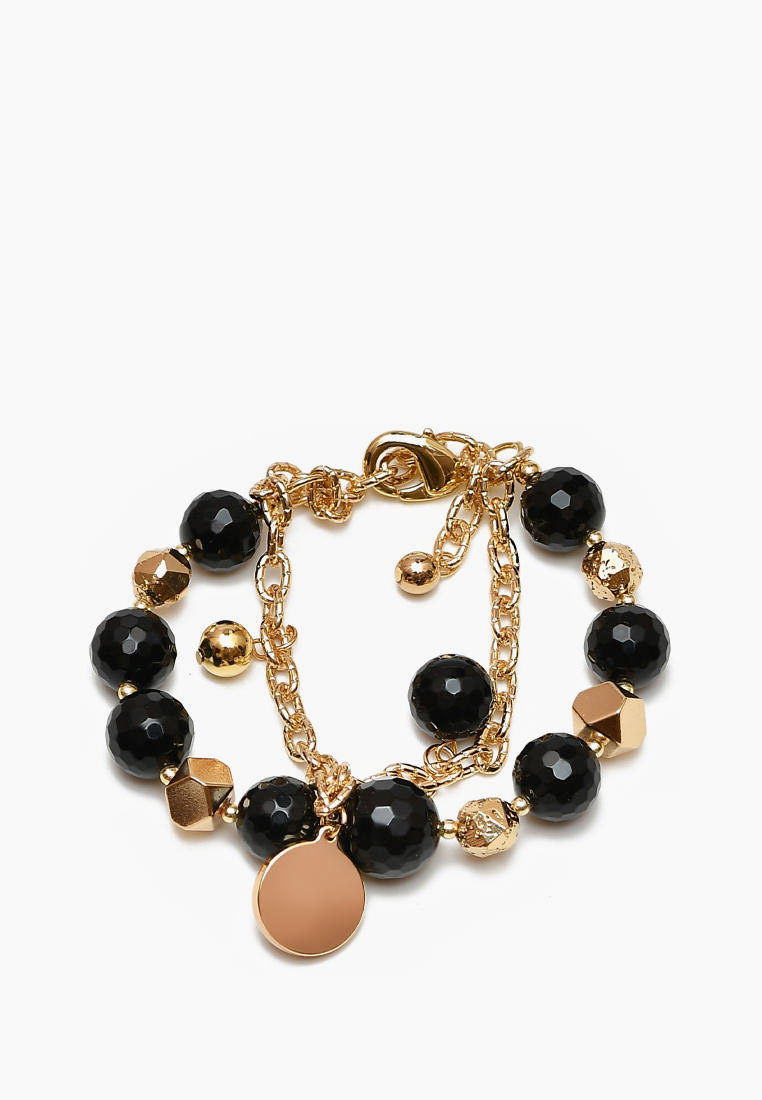 Браслет Yaroslavna Черный лев, цвет: золотой, MP002XW0KASE — купить в ...