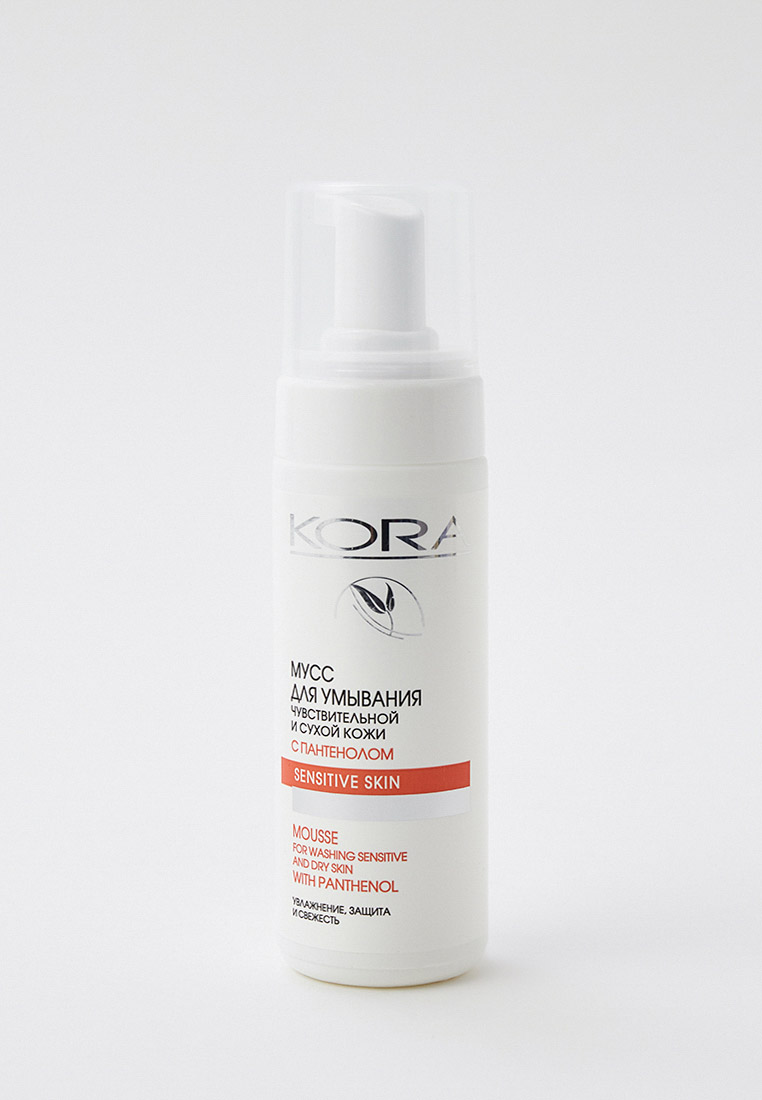Мусс для умывания Kora для чувствительной и сухой кожи с пантенолом ...