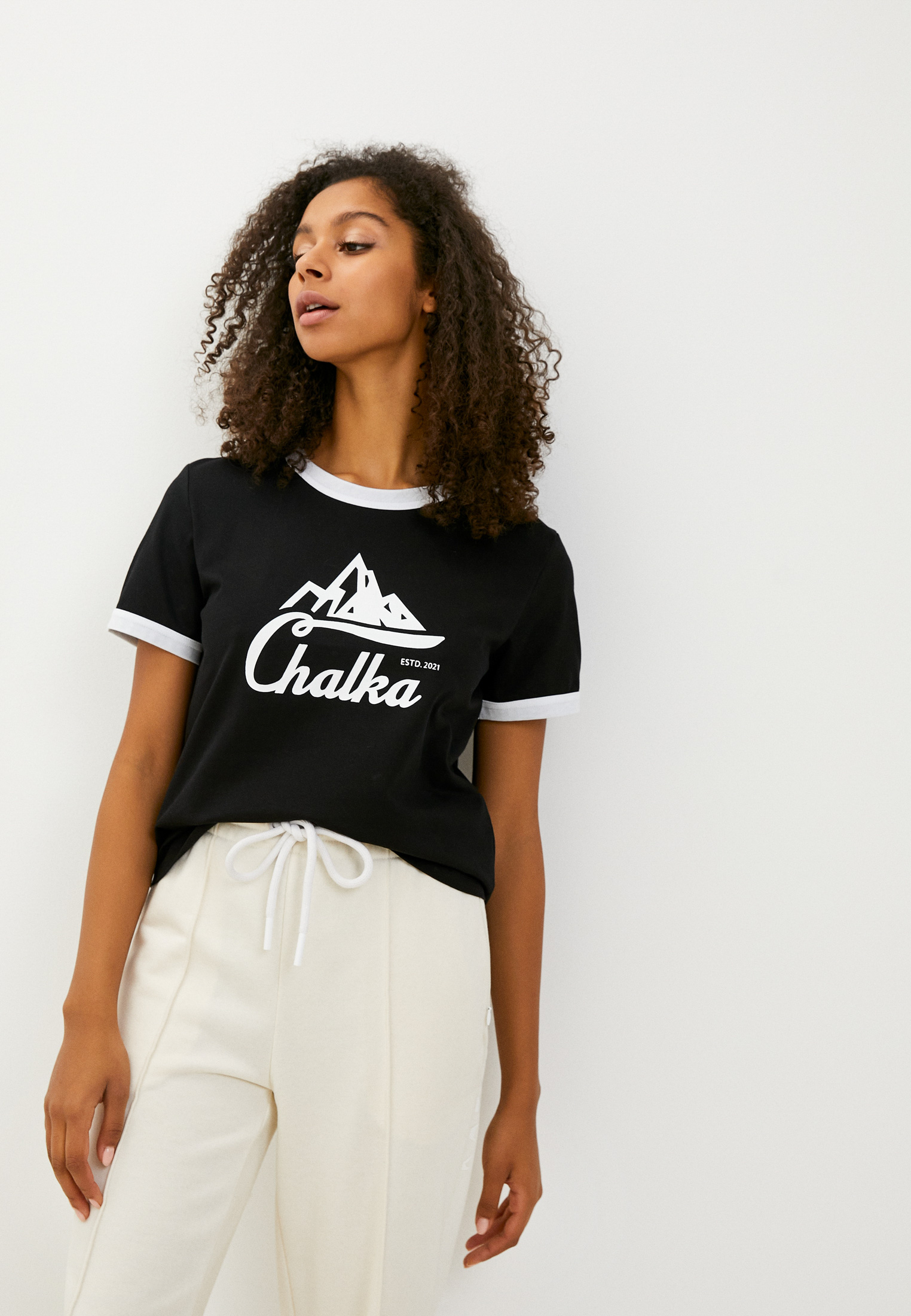 Футболка Chalka Classic, цвет: черный, MP002XW0KVF3 — купить в интернет ...