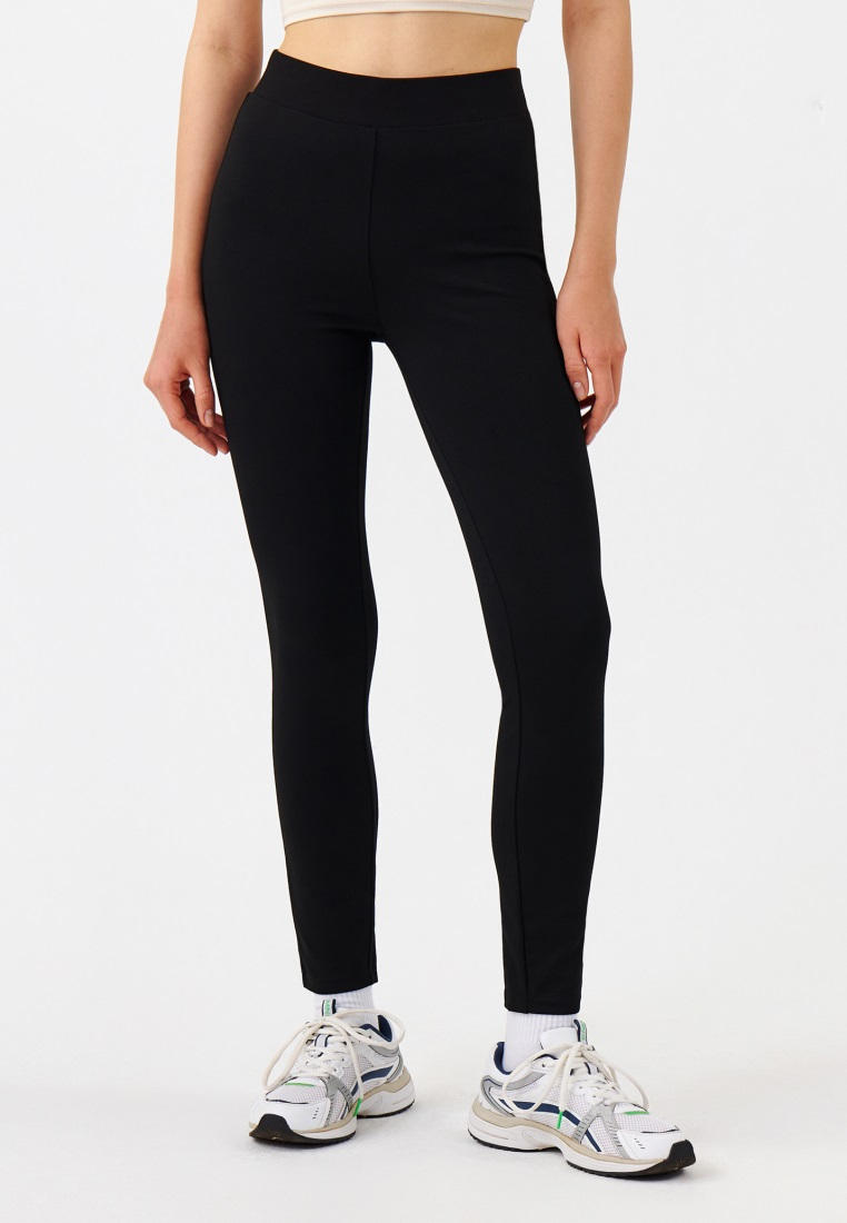 Леггинсы Befree, цвет: черный, MP002XW0L7H3 — купить в интернет-магазине Lamoda