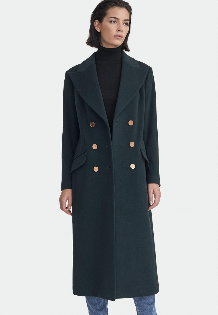 Пальто Charuel DOUBLE BREASTED COAT, цвет: зеленый, MP002XW0LAPG ...