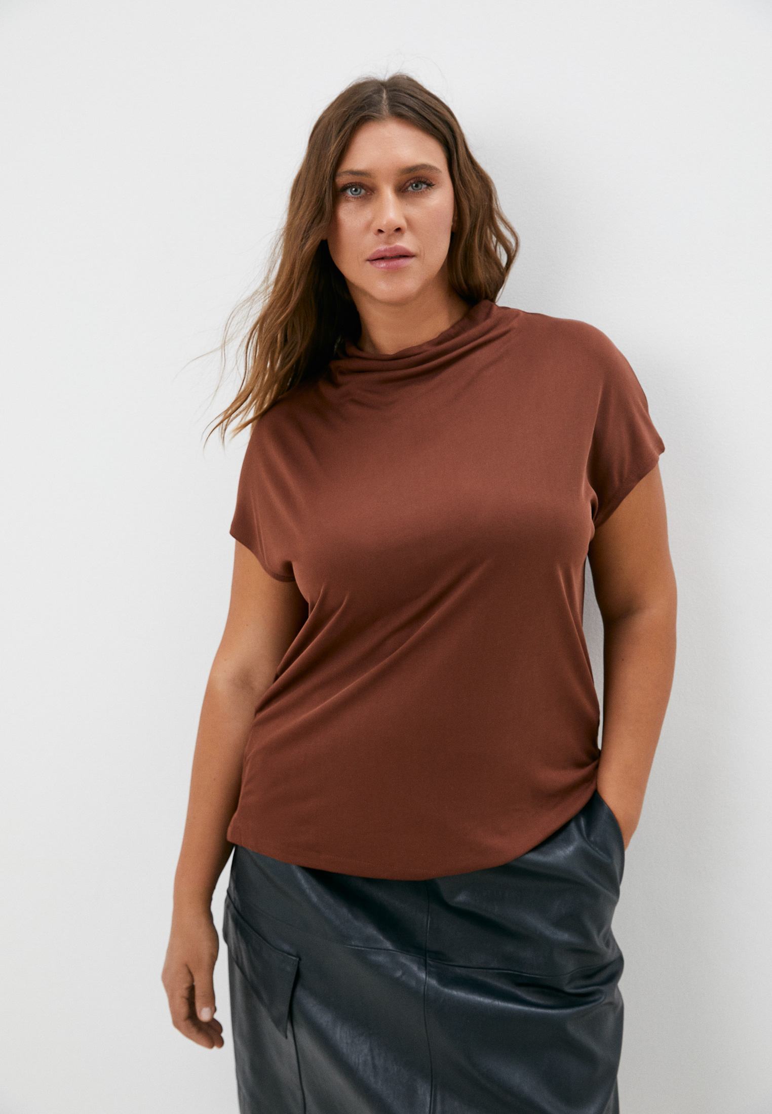 Футболка Gerry Weber, цвет: коричневый, MP002XW0LN6W — купить в ...