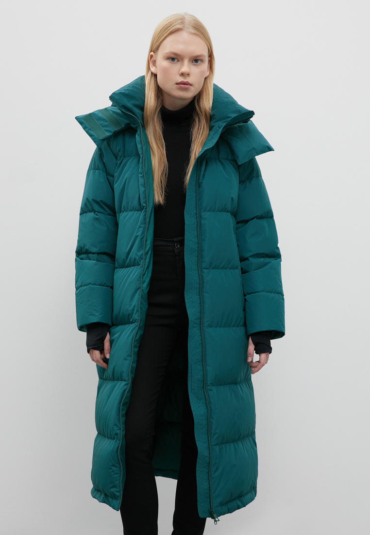 Пуховик Finn Flare, цвет: бирюзовый, MP002XW0LPIJ — купить в интернет-магазине Lamoda