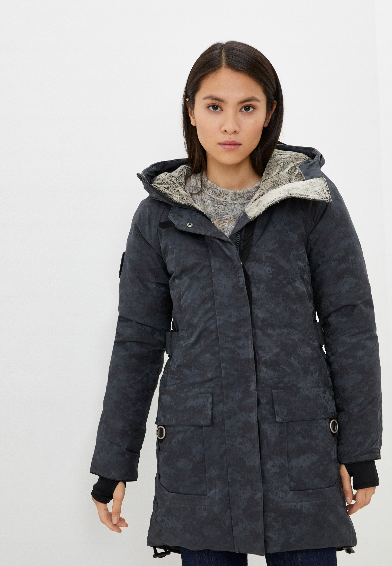 Парка BASK ANDRA, цвет: серый, MP002XW0LQVP — купить в интернет ...