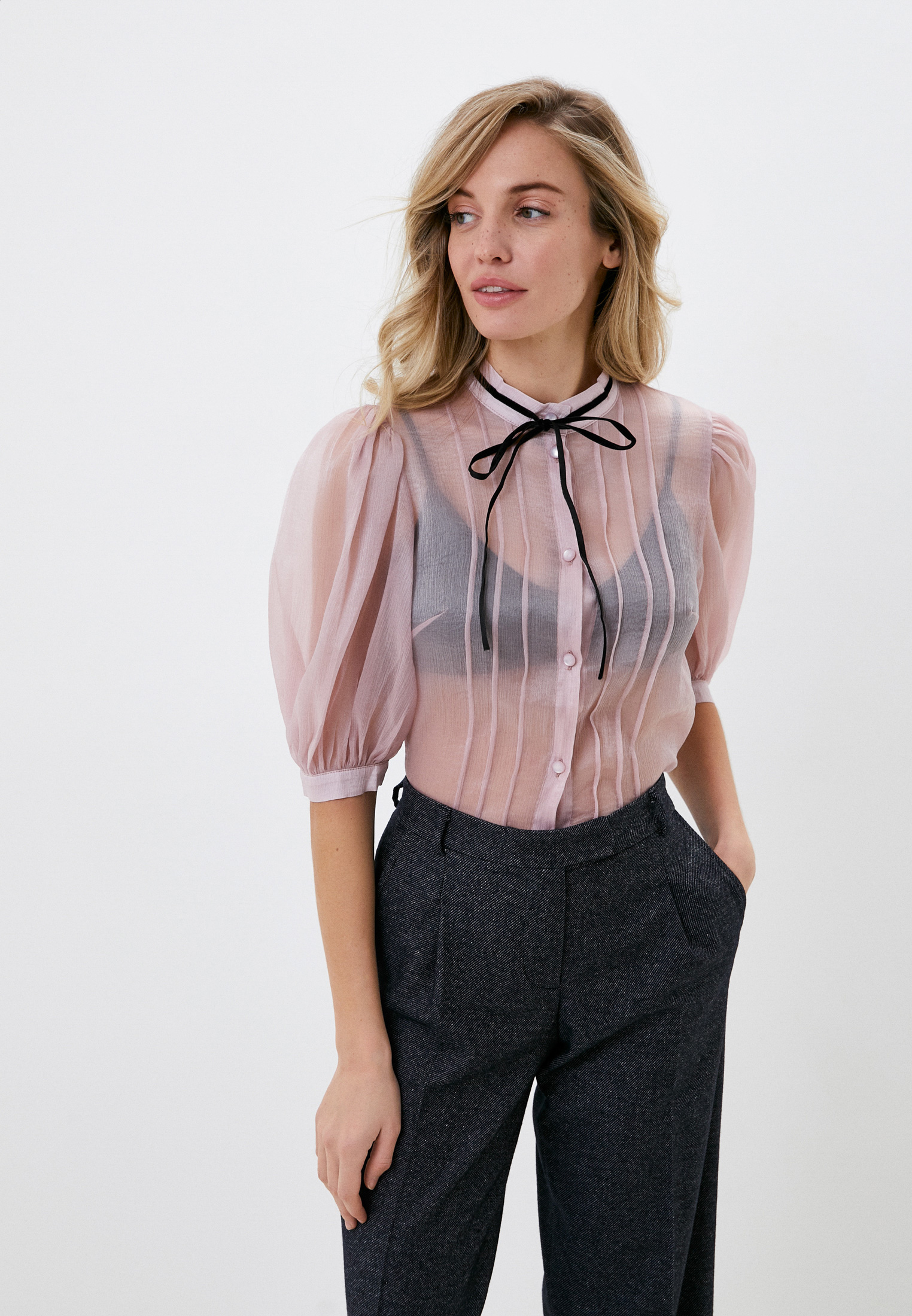 Блуза Tantino, цвет: розовый, MP002XW0LS4B — купить в интернет-магазине ...