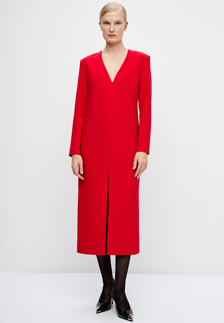 Платье Lime, цвет: красный, MP002XW0LYAY — купить в интернет-магазине ...