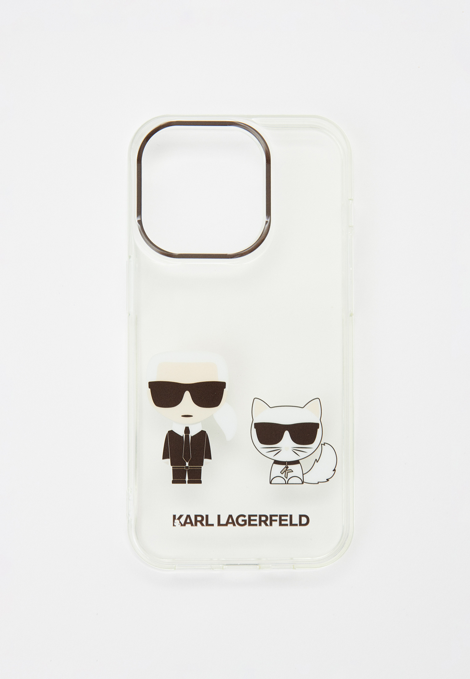 Чехол для iPhone Karl Lagerfeld 14 Pro, цвет: прозрачный, MP002XW0M22I ...