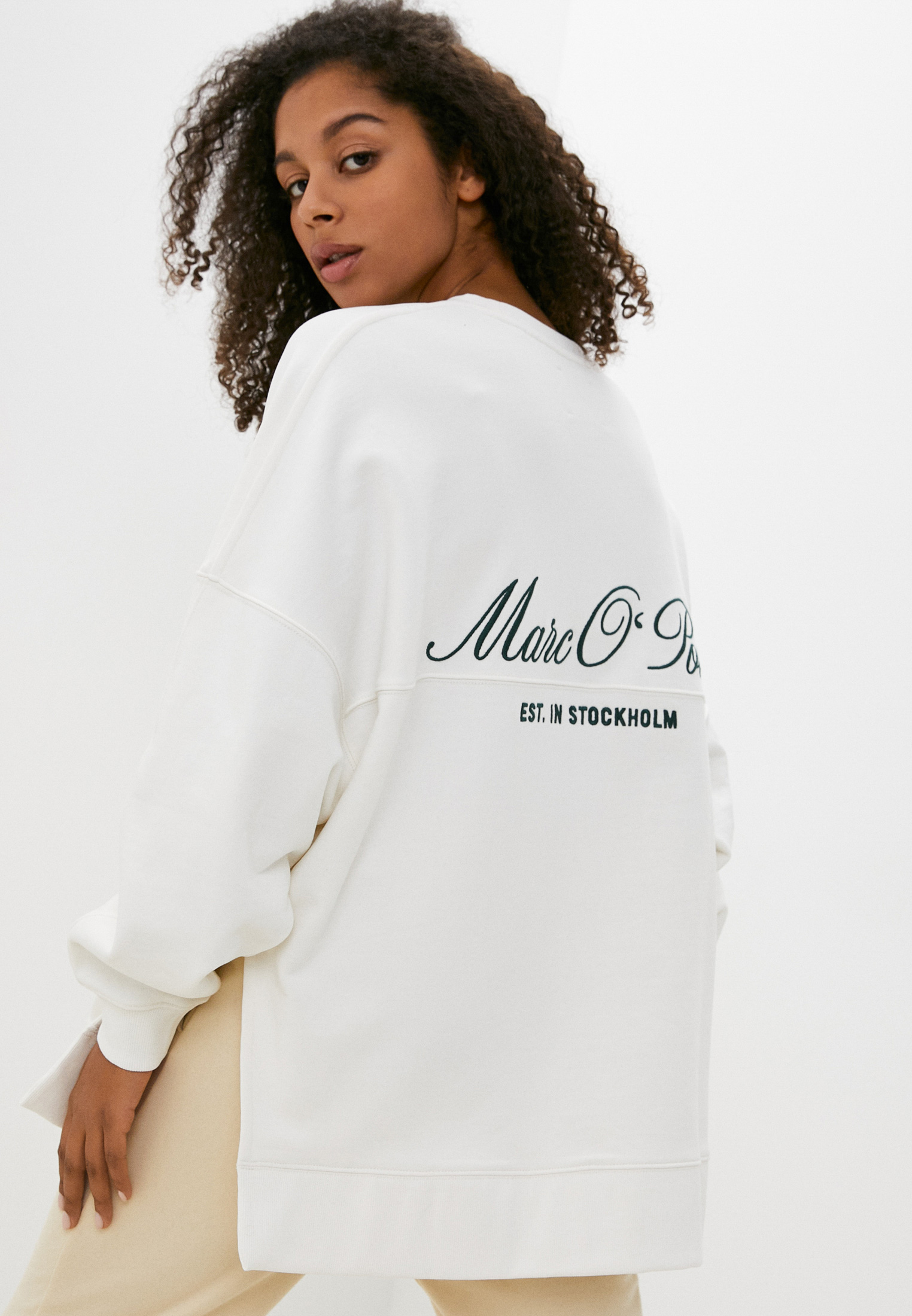 Свитшот Marc O'Polo, цвет: белый, MP002XW0M32O — купить в интернет ...