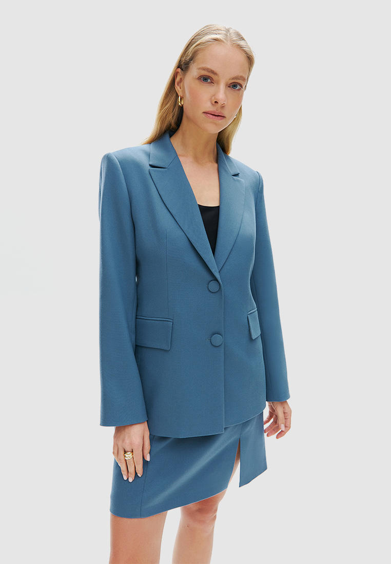 Жакет Antiga, цвет: синий, MP002XW0MGBR — купить в интернет-магазине Lamoda