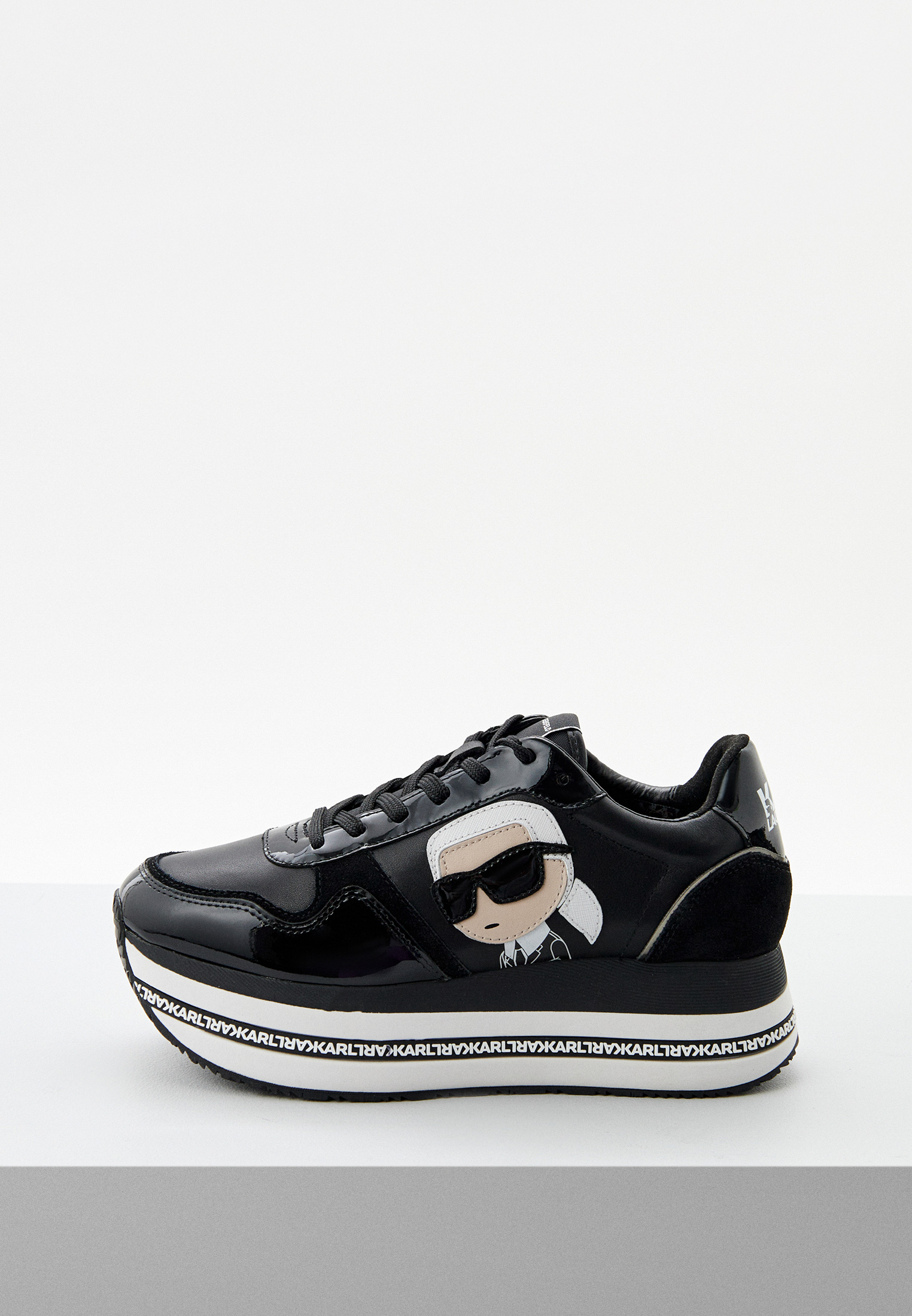 Кроссовки Karl Lagerfeld, цвет: черный, MP002XW0MP8W — купить в ...