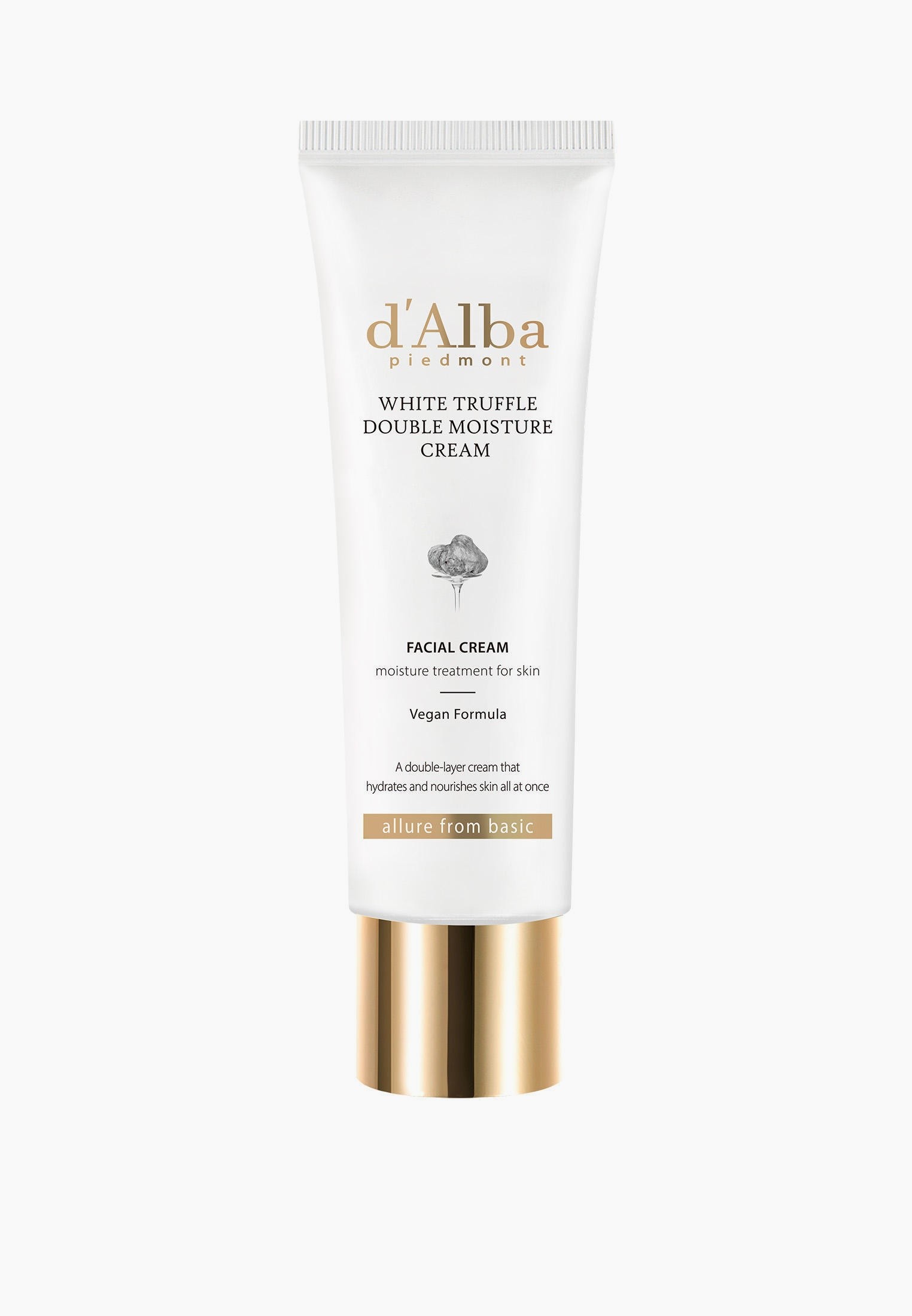 Крем для лица d'Alba White Truffle Double Moisture Cream, цвет: белый ...
