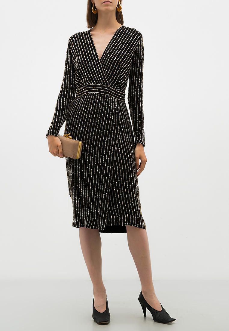 Платье Alexander Terekhov Resale, цвет: черный, MP002XW0NP8B — купить в ...