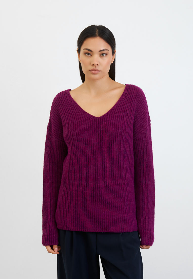 Пуловер Elisa.and.me, цвет: фиолетовый, MP002XW0O22O — купить в ...