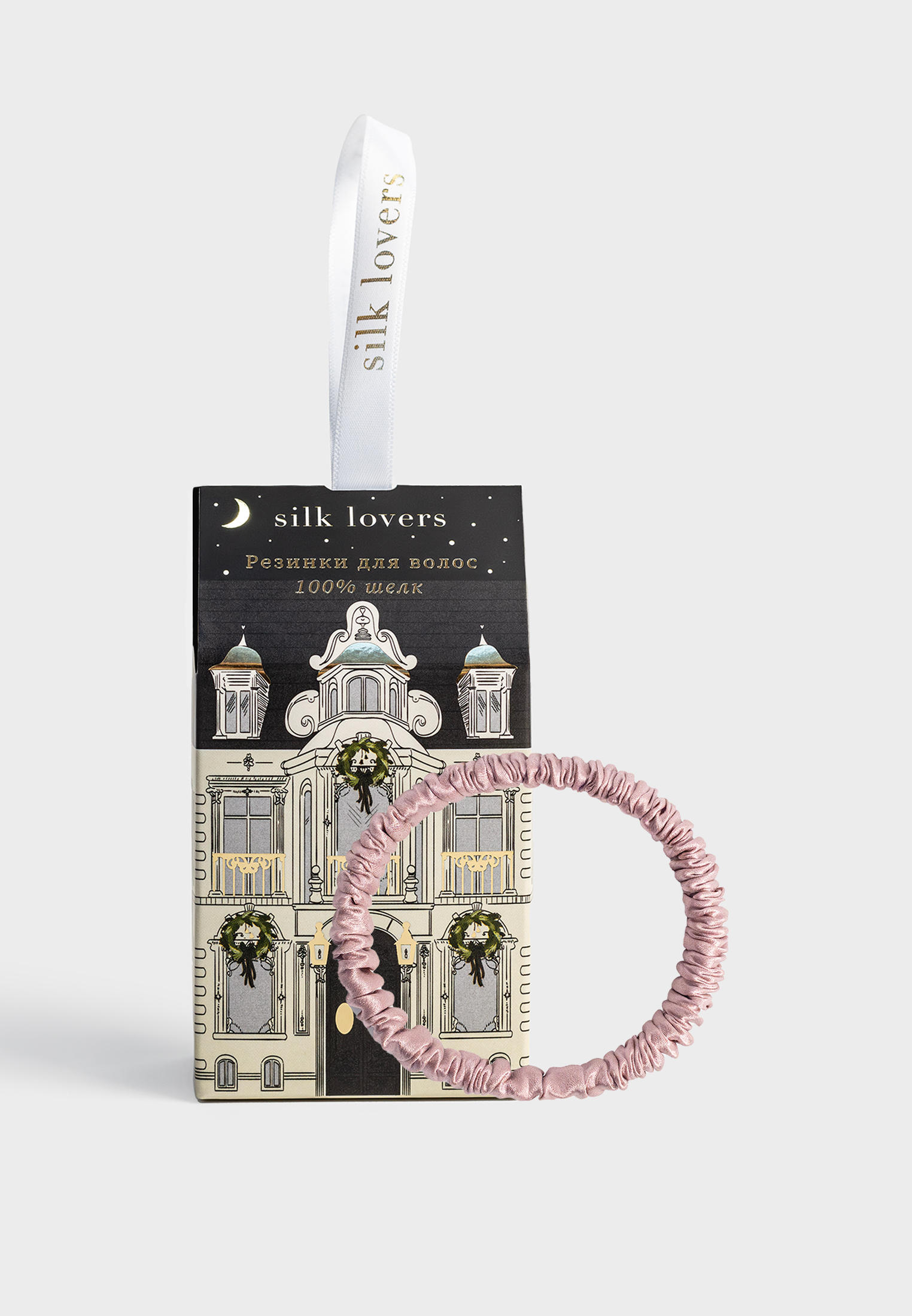 Резинка Silk Lovers Шелковая Mini, цвет: розовый, MP002XW0O2YN — купить в интернет-магазине Lamoda