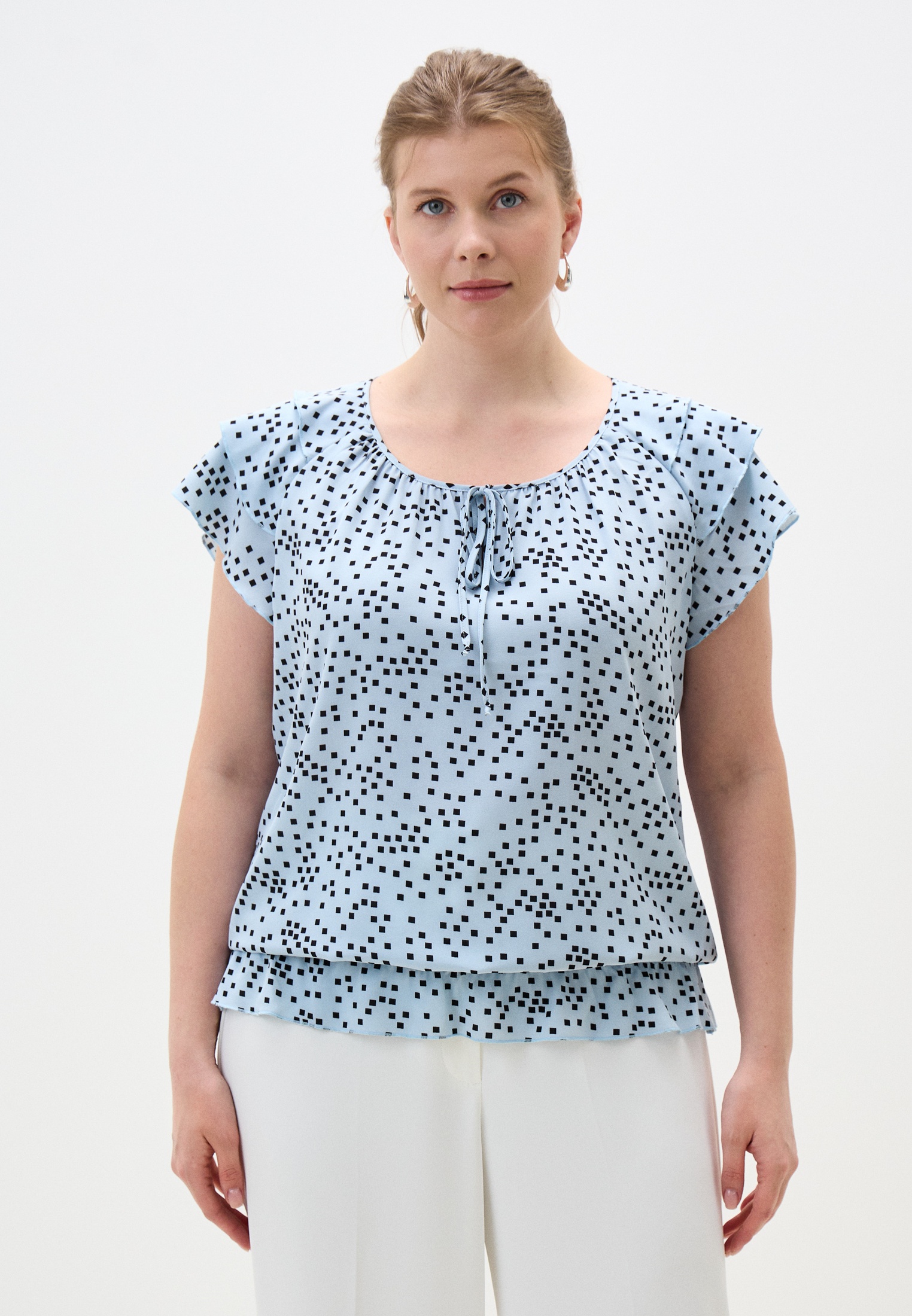 Блуза Balsako, цвет: голубой, MP002XW0O6EQ — купить в интернет-магазине ...