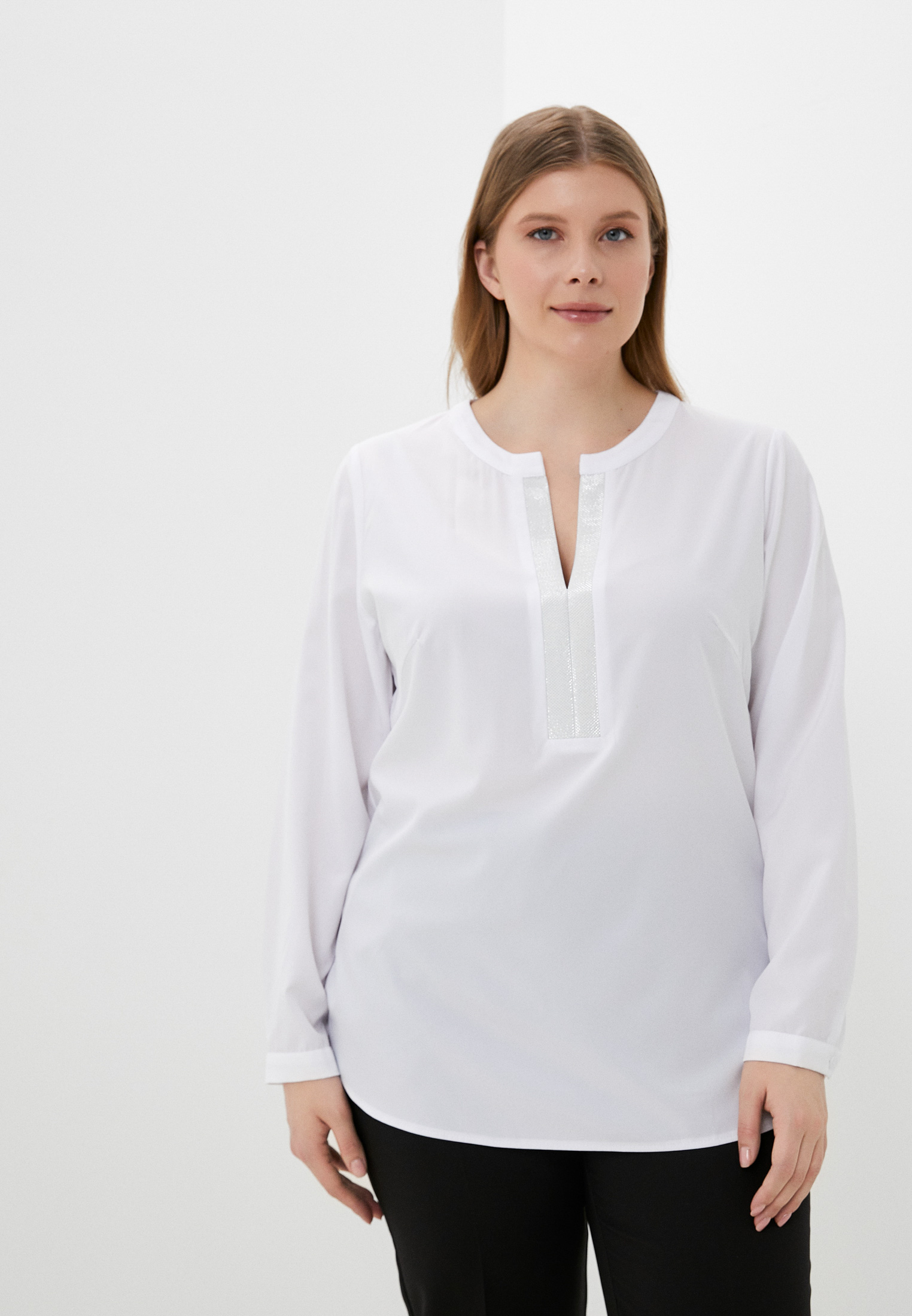 Блуза Balsako, цвет: белый, MP002XW0O84V — купить в интернет-магазине ...