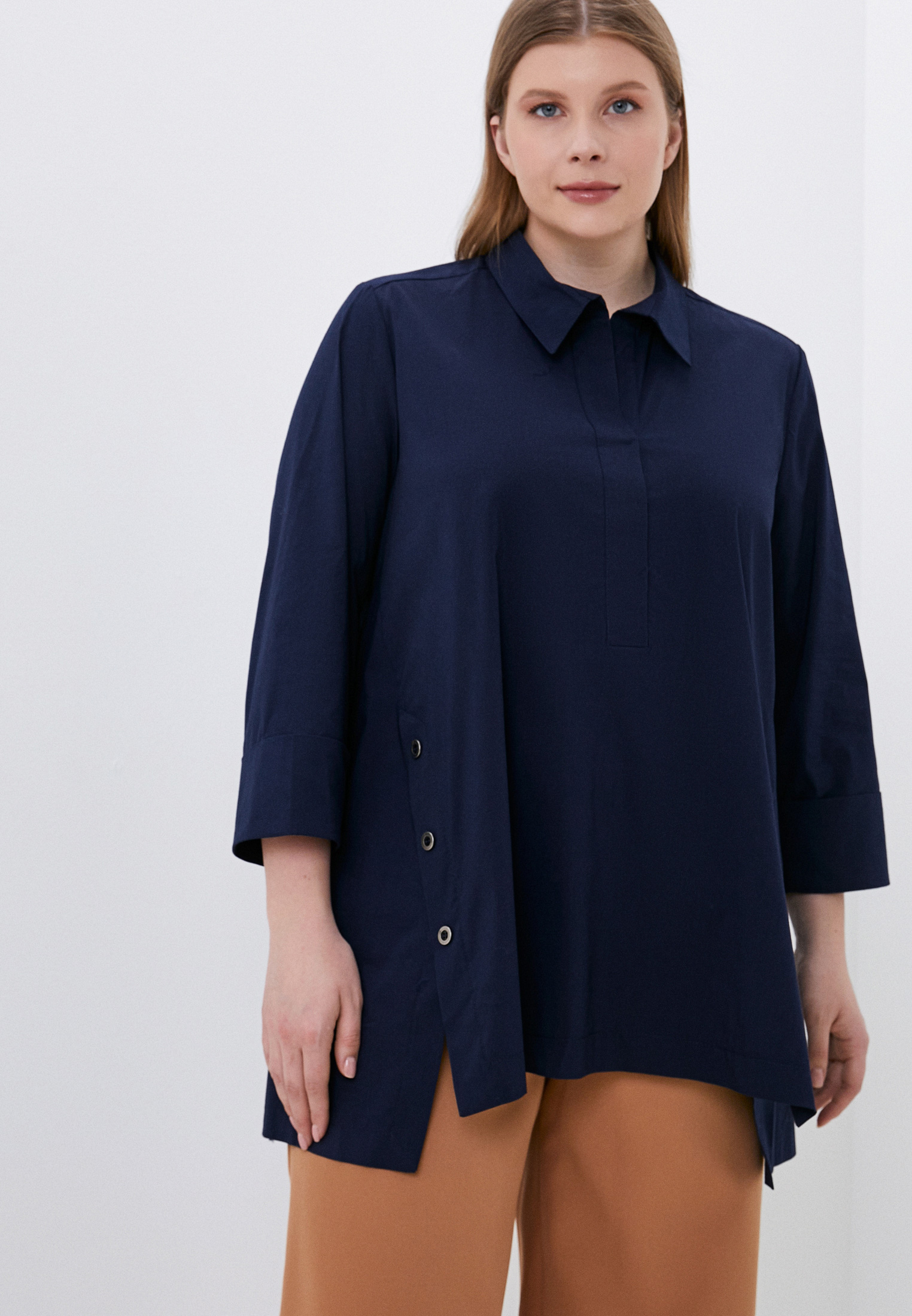 Блуза Balsako, цвет: синий, MP002XW0O84W — купить в интернет-магазине ...