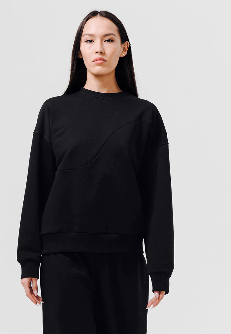 Свитшот Lukean BORDERLINE, цвет: черный, MP002XW0ODOZ — купить в ...