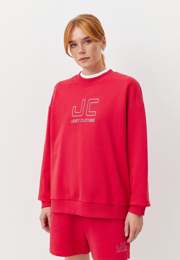 Свитшот JC Just Clothes Regular fit, цвет: красный, MP002XW0OOK4 ...