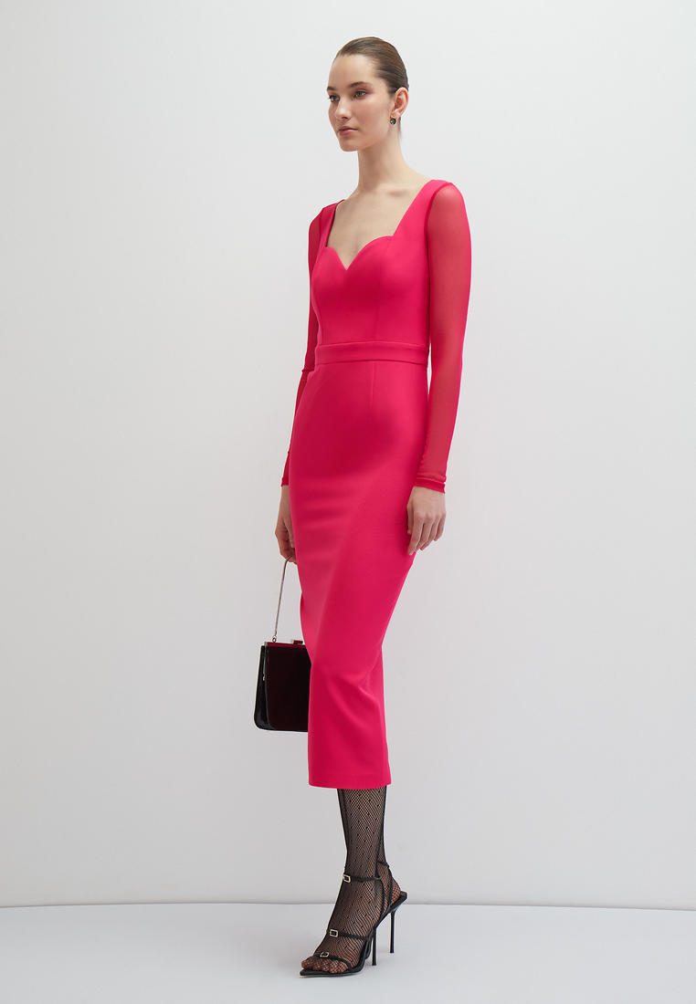Платье Vittoria Vicci, цвет: фуксия, MP002XW0OR4O — купить в интернет-магазине Lamoda