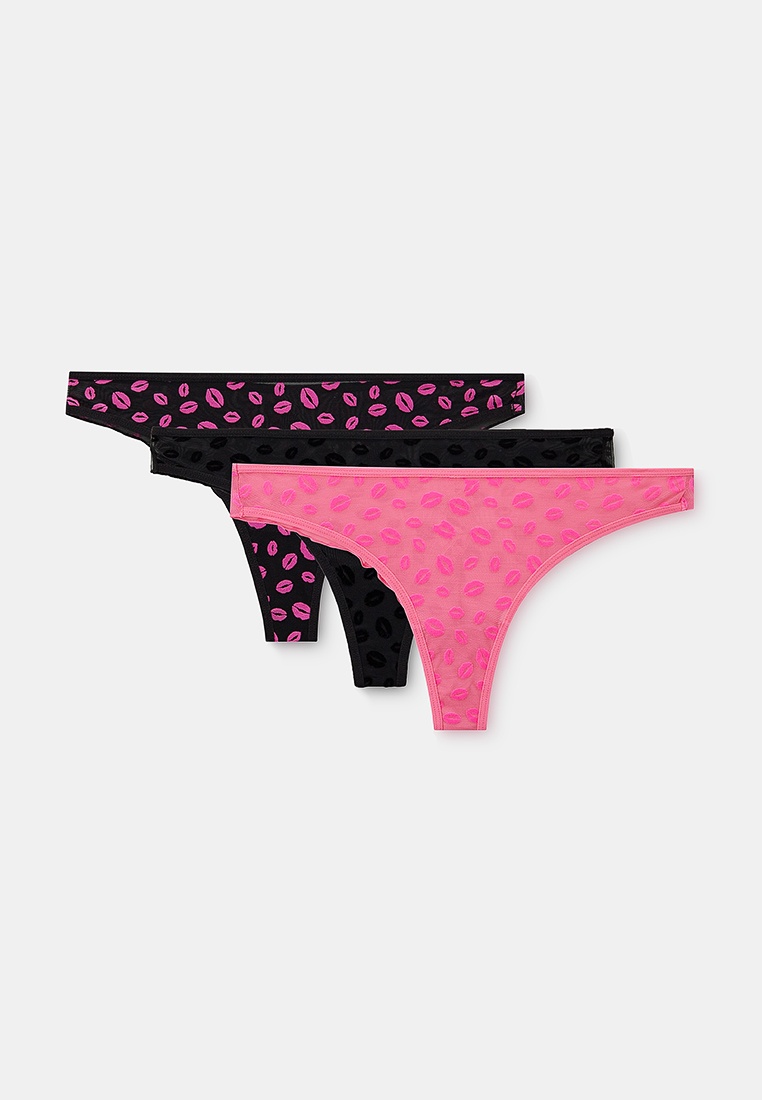 Трусы 3 шт. Sensera Mixsy, цвет: розовый, MP002XW0P94U — купить в интернет-магазине Lamoda