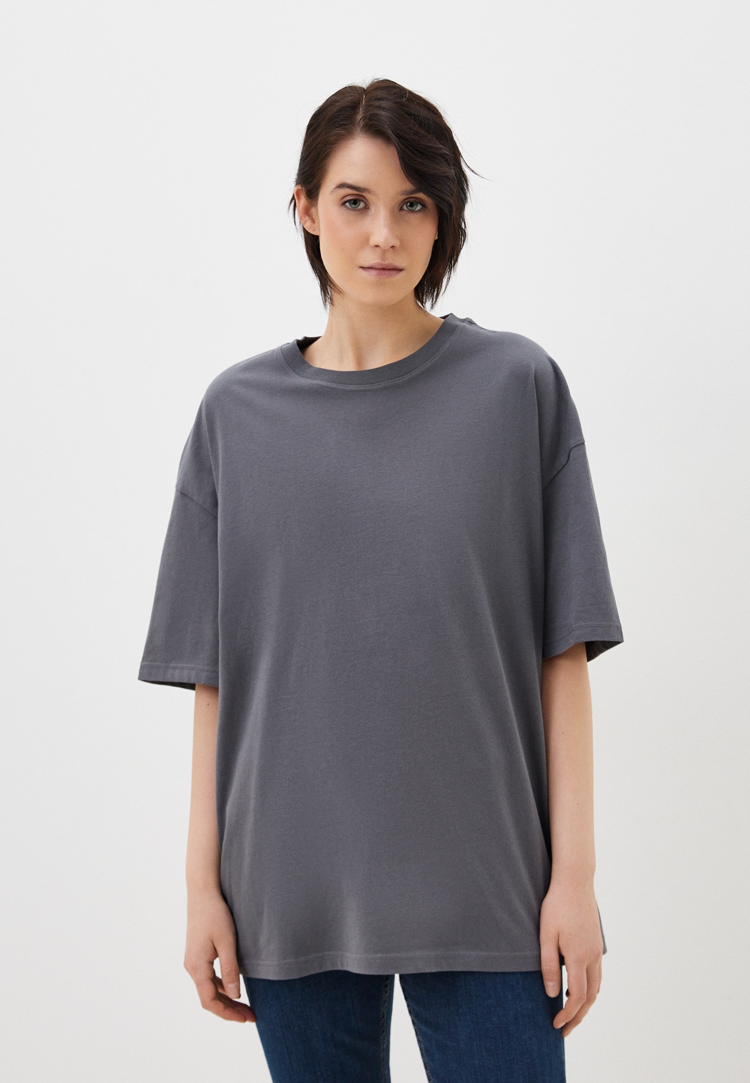 Футболка Befree, цвет: серый, MP002XW0P9DV — купить в интернет-магазине ...