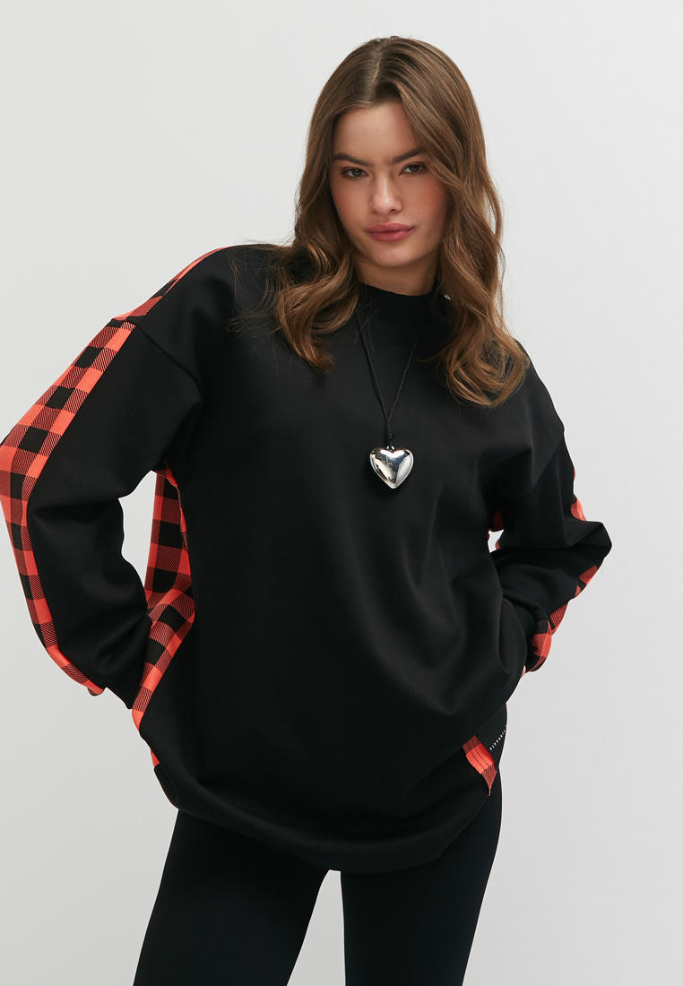 Свитшот Vittoria Vicci, цвет: черный, MP002XW0PJJ3 — купить в интернет-магазине Lamoda