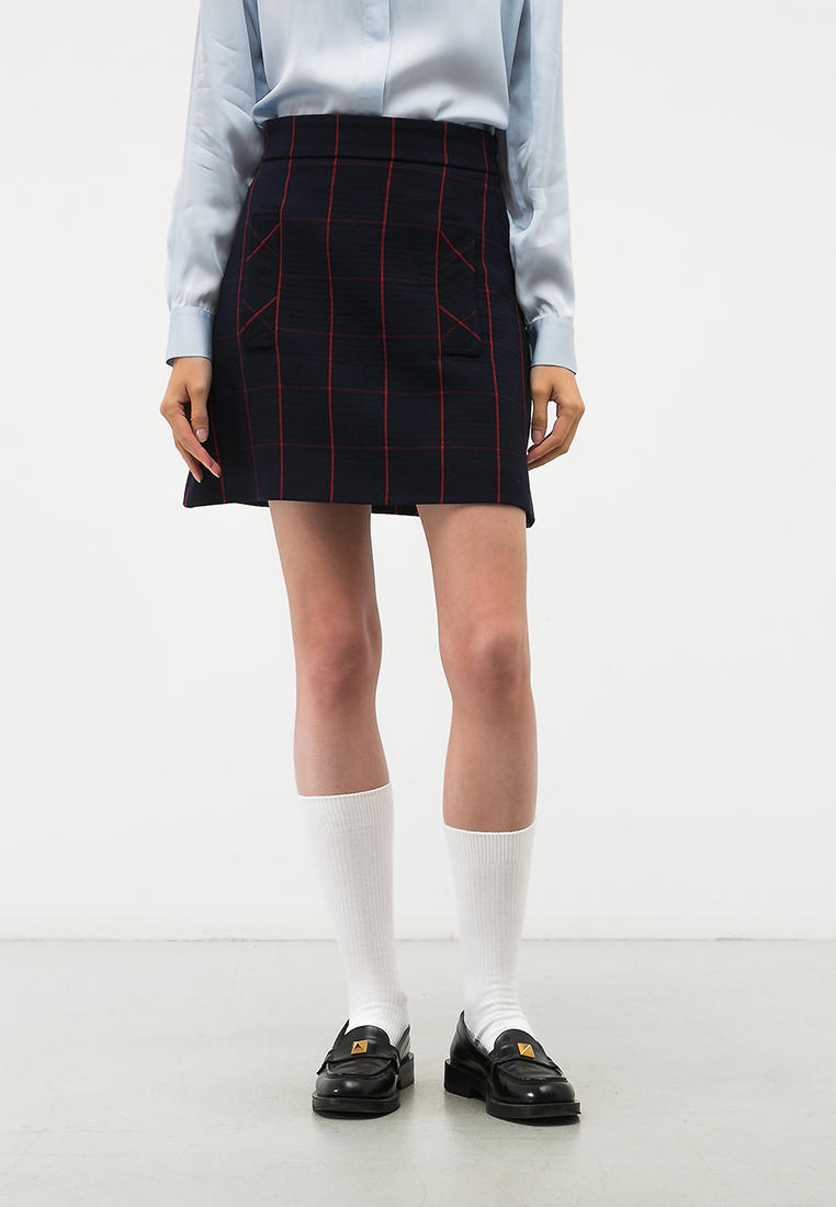 Юбка Miu Miu Resale цвет синий Mp002xw0pq1h — купить в интернет магазине Lamoda