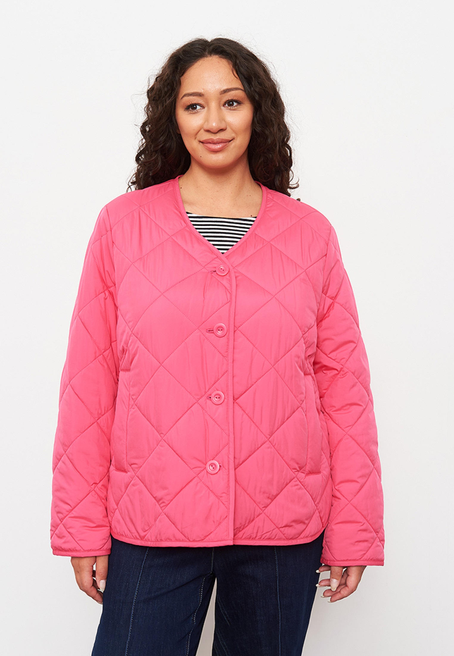 Куртка стеганая Samoon by Gerry Weber, цвет: розовый, MP002XW0PQ91 ...
