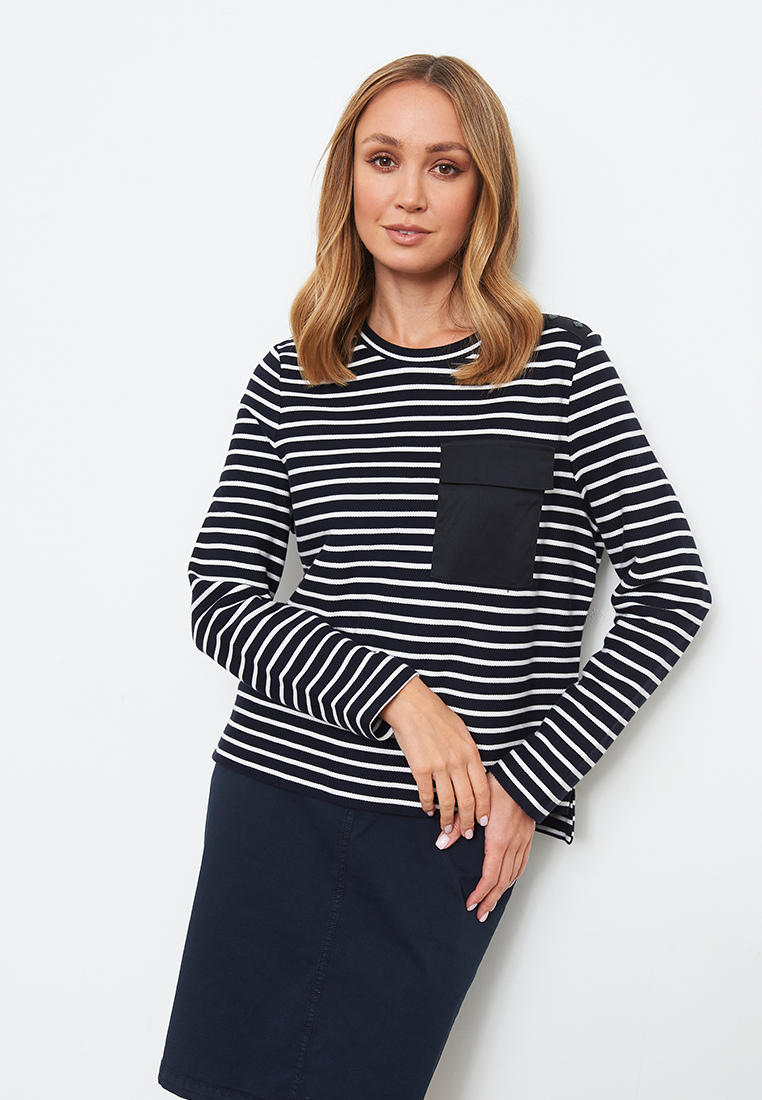 Свитшот Gerry Weber, цвет: синий, MP002XW0PTGH — купить в интернет ...
