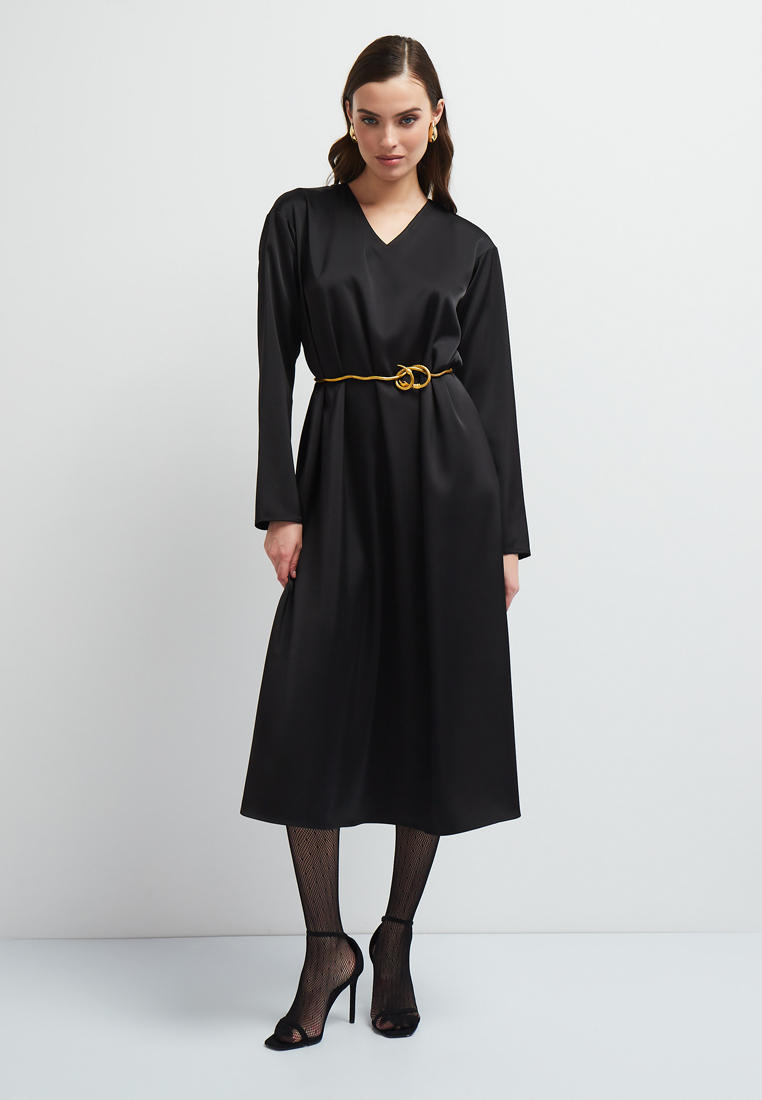 Платье Vittoria Vicci, цвет: черный, MP002XW0PXZR — купить в интернет-магазине Lamoda