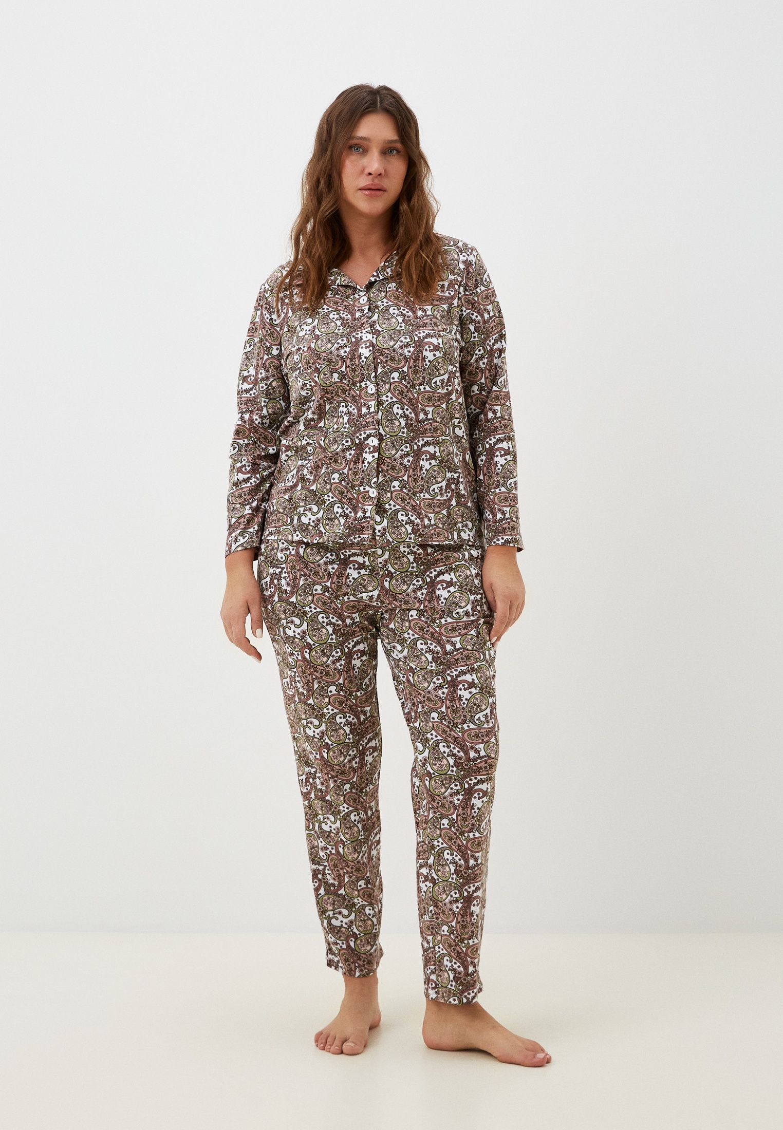 Пижама Cleo, цвет: коричневый, MP002XW0Q0OD — купить в интернет ...