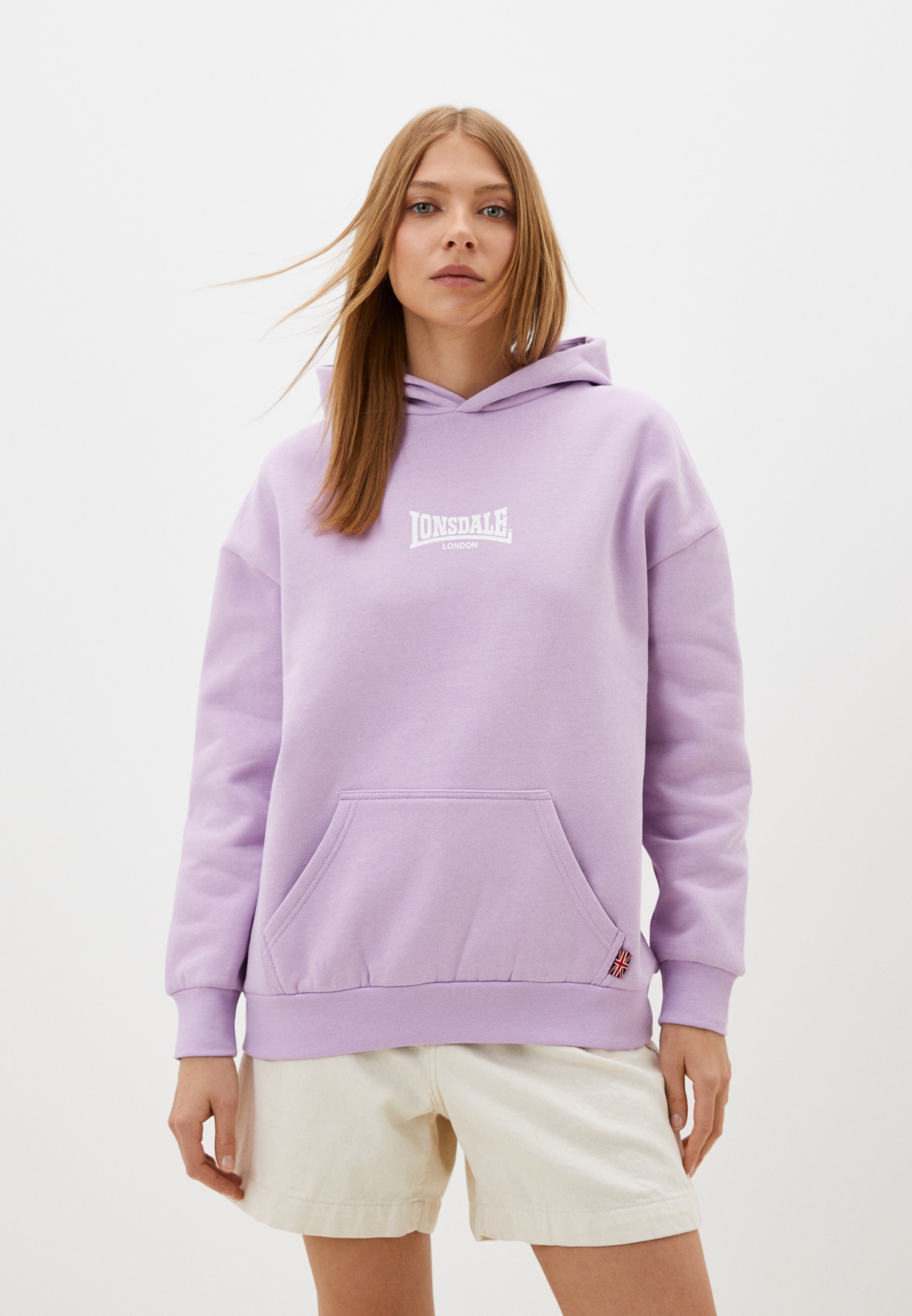 Худи Lonsdale, цвет: фиолетовый, MP002XW0Q1H2 — купить в интернет ...