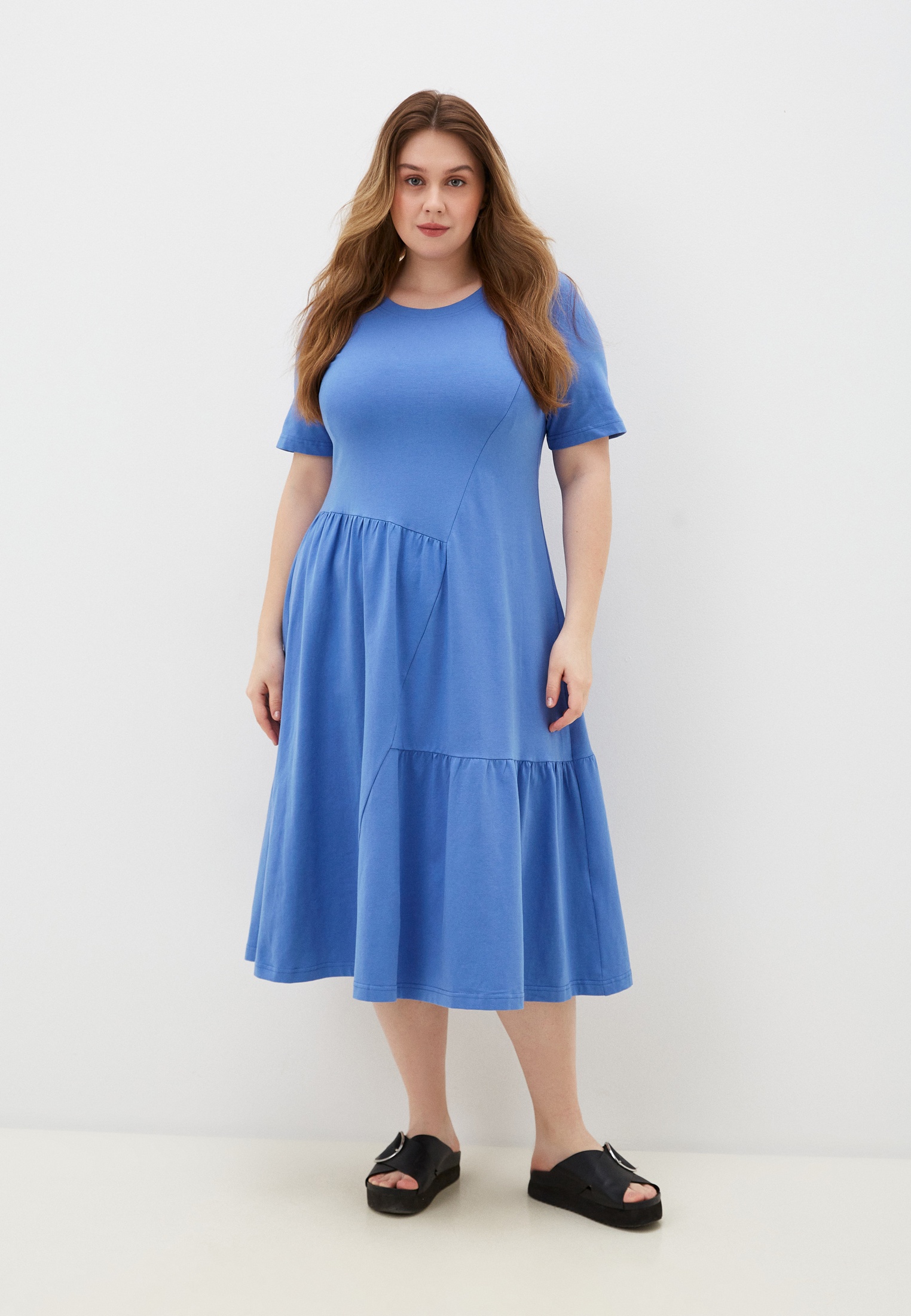 Платье Balsako, цвет: синий, MP002XW0Q44F — купить в интернет-магазине ...