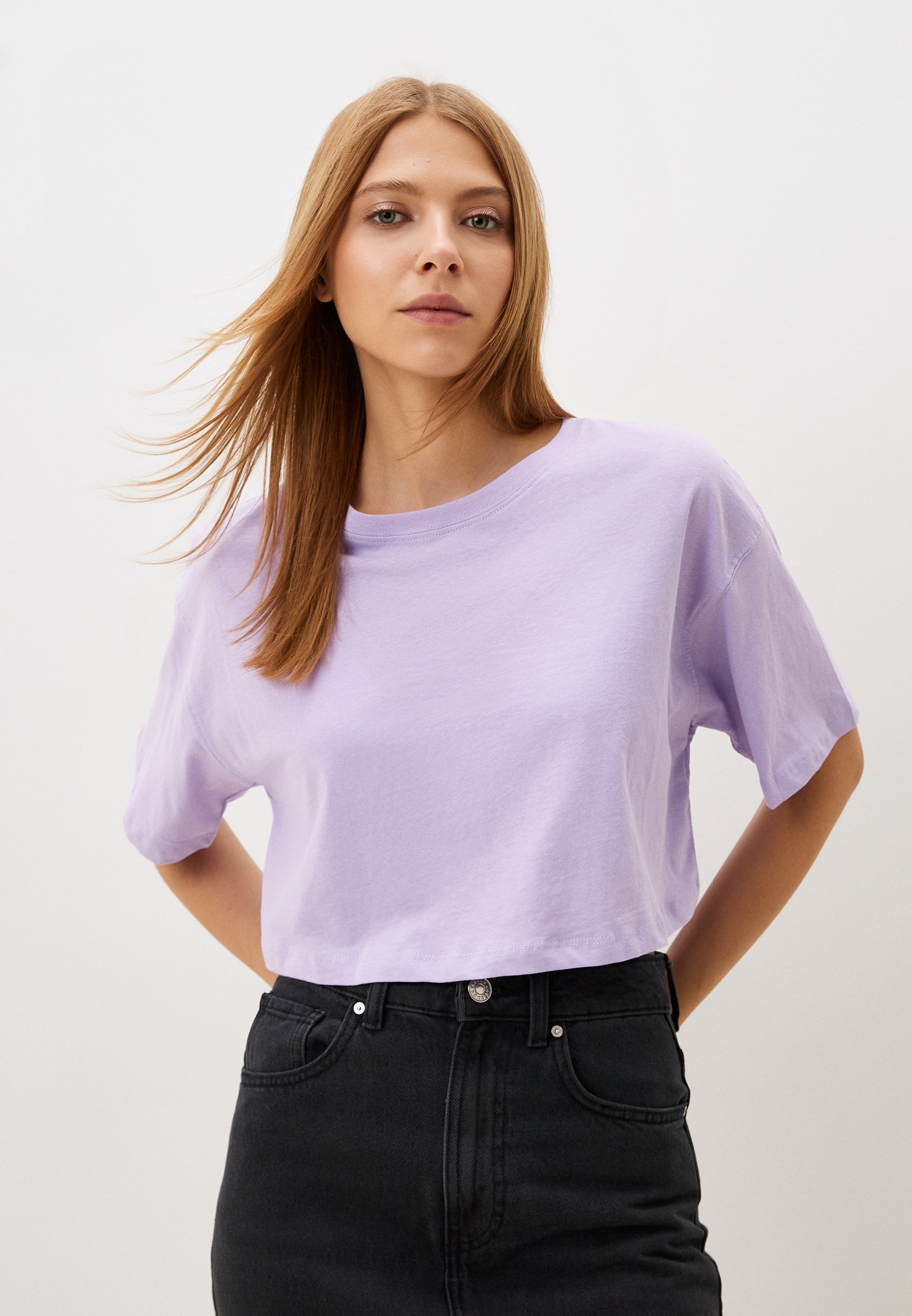 Футболка Terranova, цвет: фиолетовый, MP002XW0Q7WD — купить в интернет ...