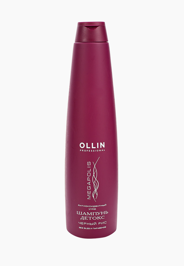 Шампунь Ollin MEGAPOLIS детокс OLLIN PROFESSIONAL черный рис 400 мл ...