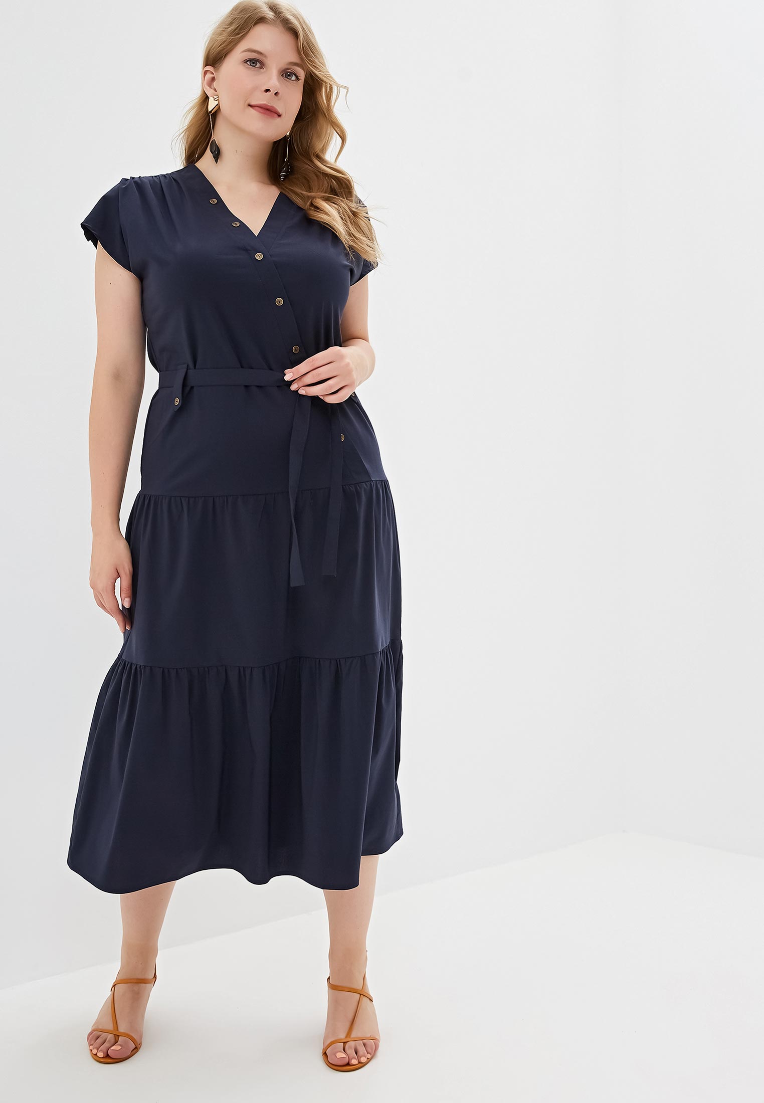 Платье Balsako Юта, цвет: синий, MP002XW0R3EO — купить в интернет ...