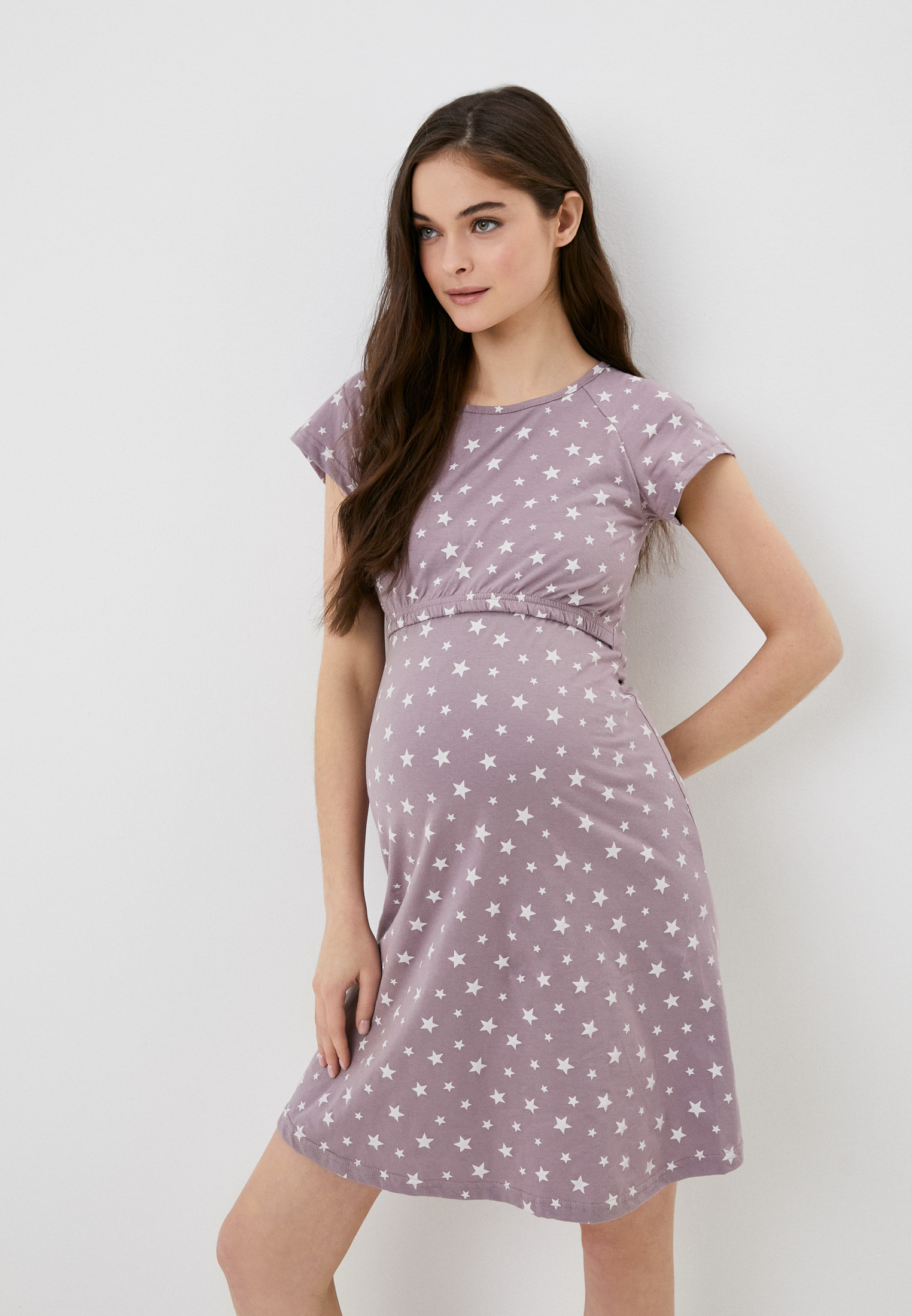 Платье домашнее Мамаэксперт, цвет: фиолетовый, MP002XW0RLDX — купить в ...