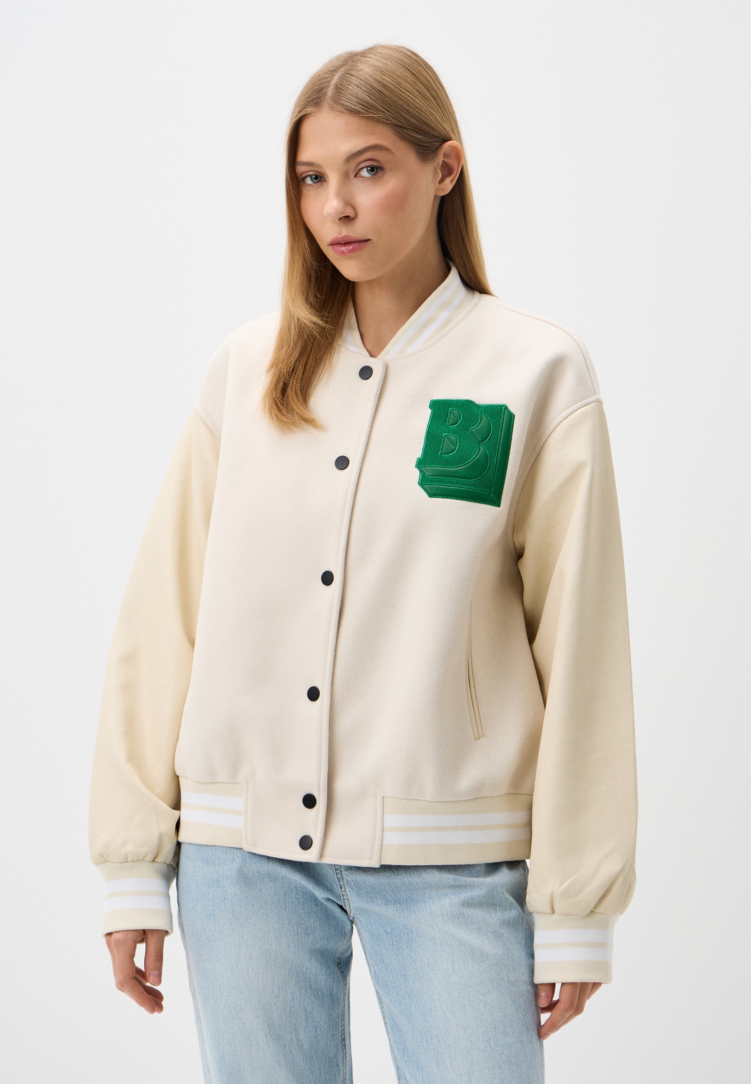 Бомбер Fu Gui Lin, цвет: бежевый, MP002XW0RQFI — купить в интернет ...